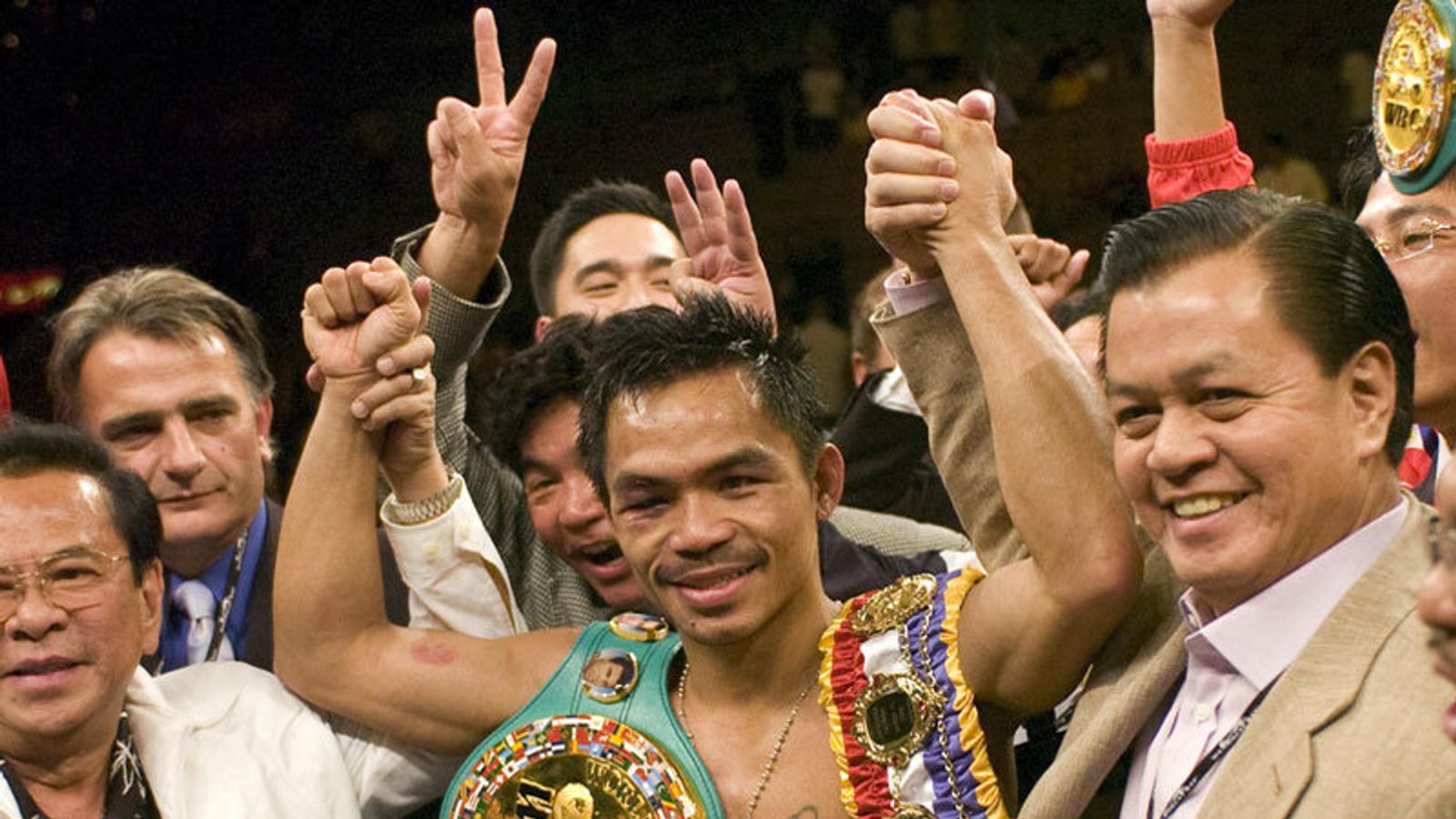 Pacman takes down Diaz | Boxing News | Sky Sports