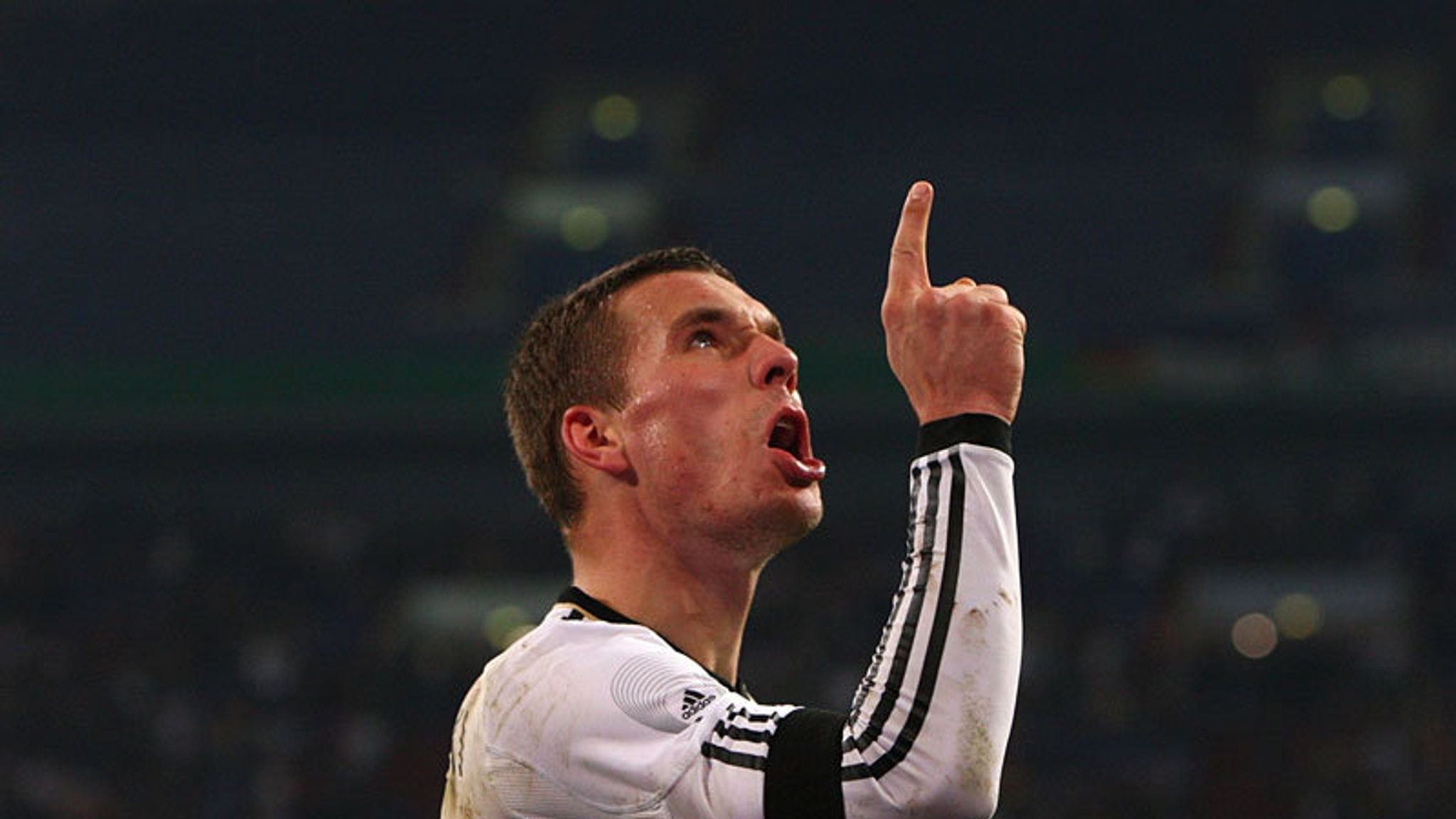 Podolski lifts Germany | Football News | Sky Sports