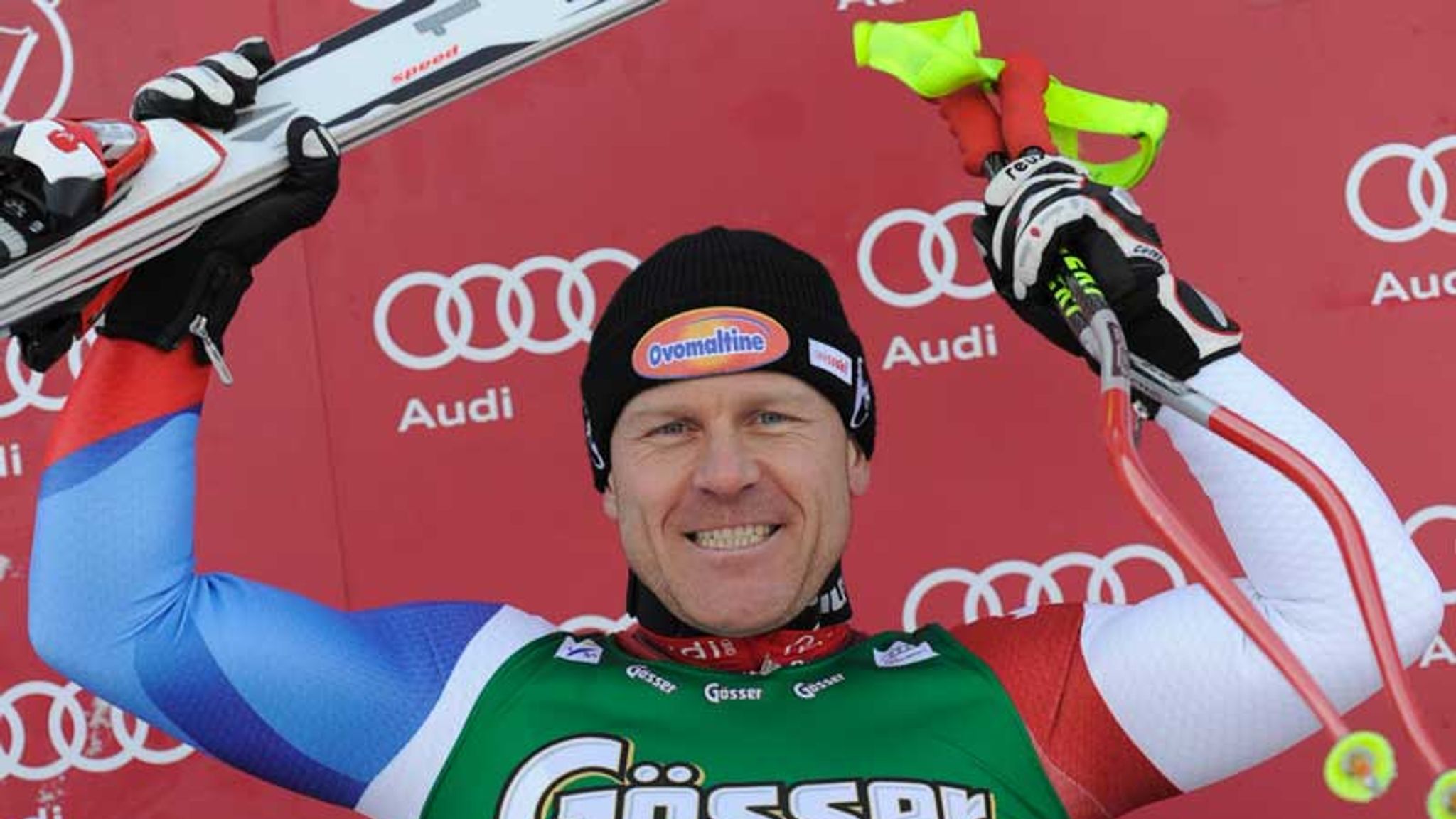 Skiing: Super win for Cuche | Sky Sports