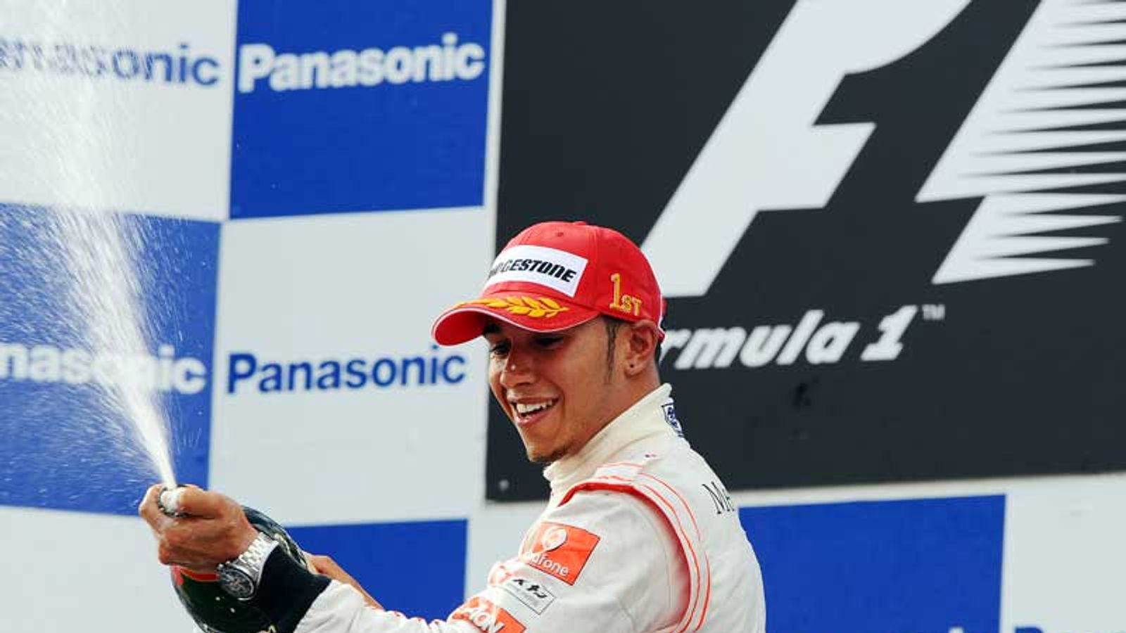 Lewis wins as Red Bulls spin | F1 News | Sky Sports