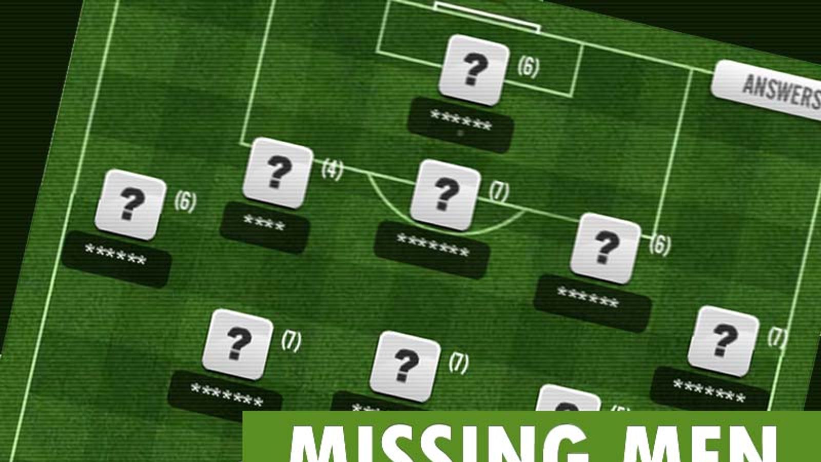 Missing men | Football News | Sky Sports