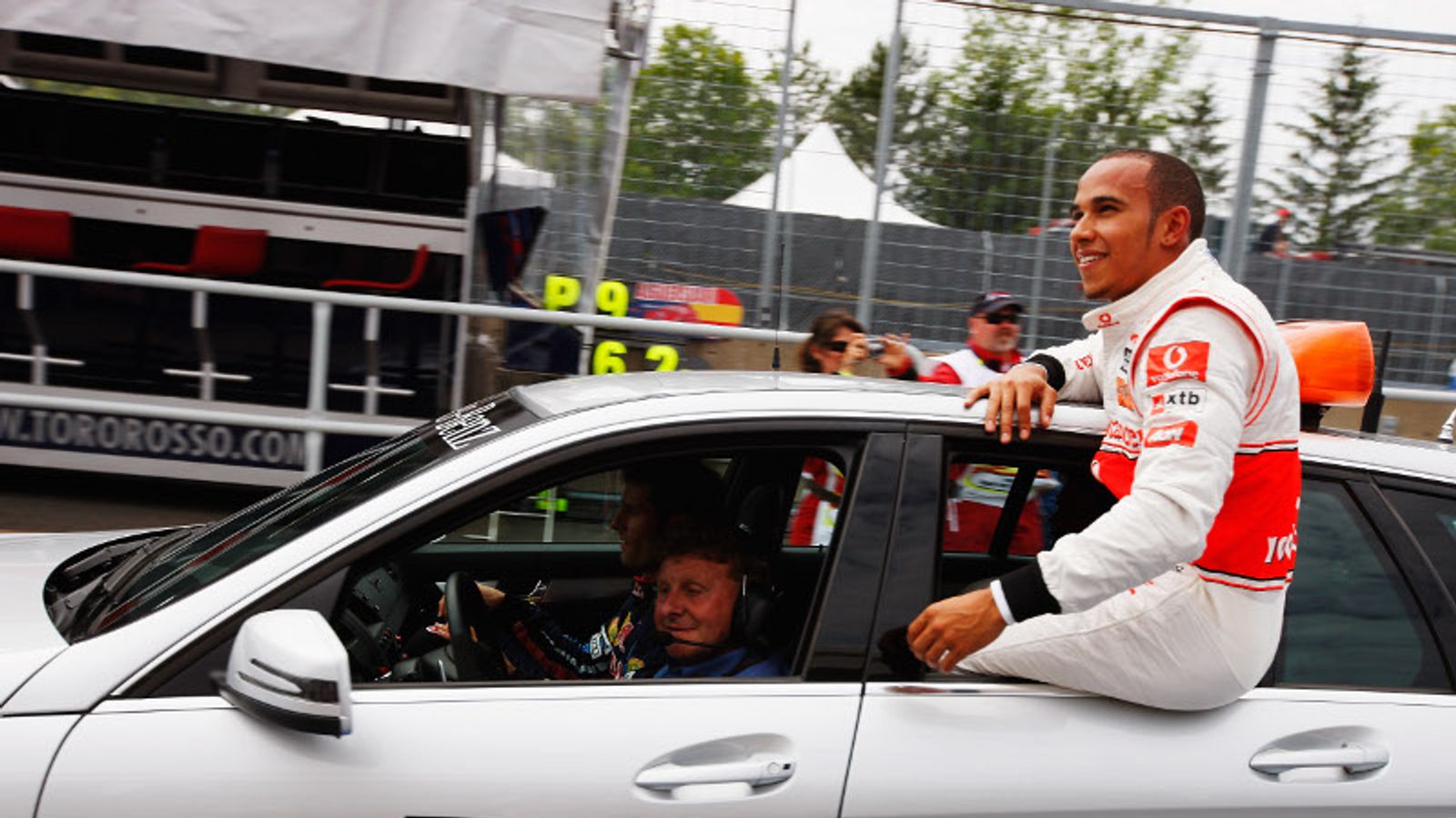 Lewis 'overwhelmed' with pole | F1 News | Sky Sports