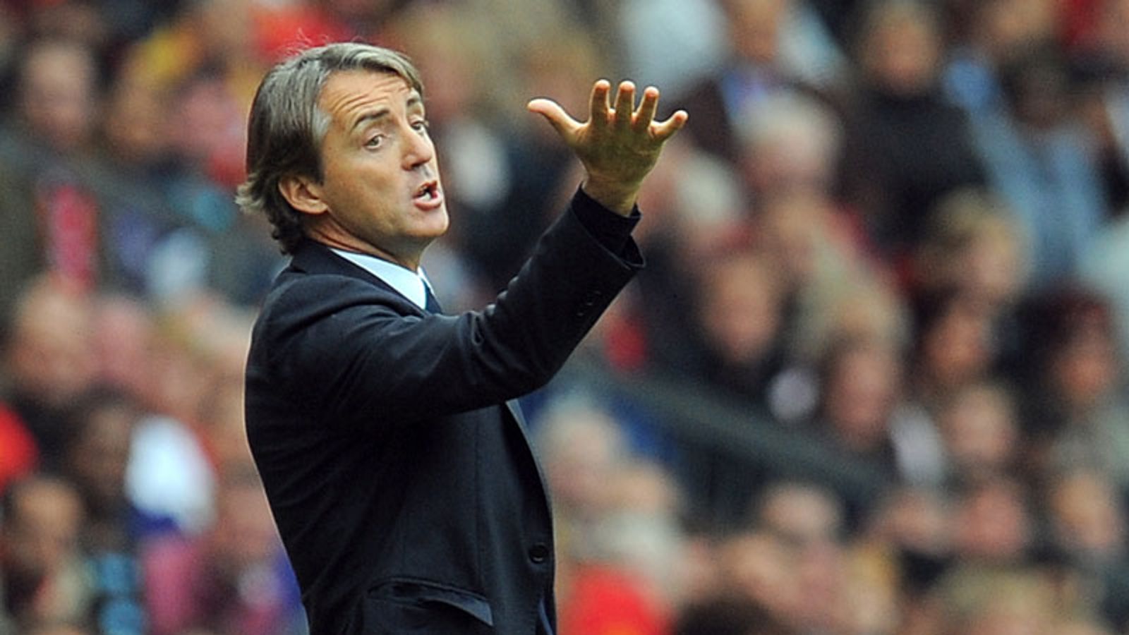 Mancini content with success | Football News | Sky Sports