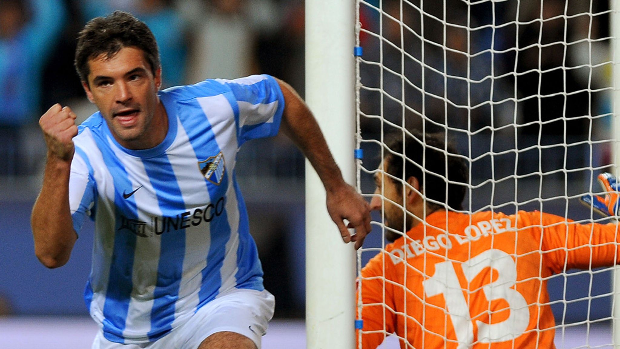 Malaga move up to fifth | Football News | Sky Sports