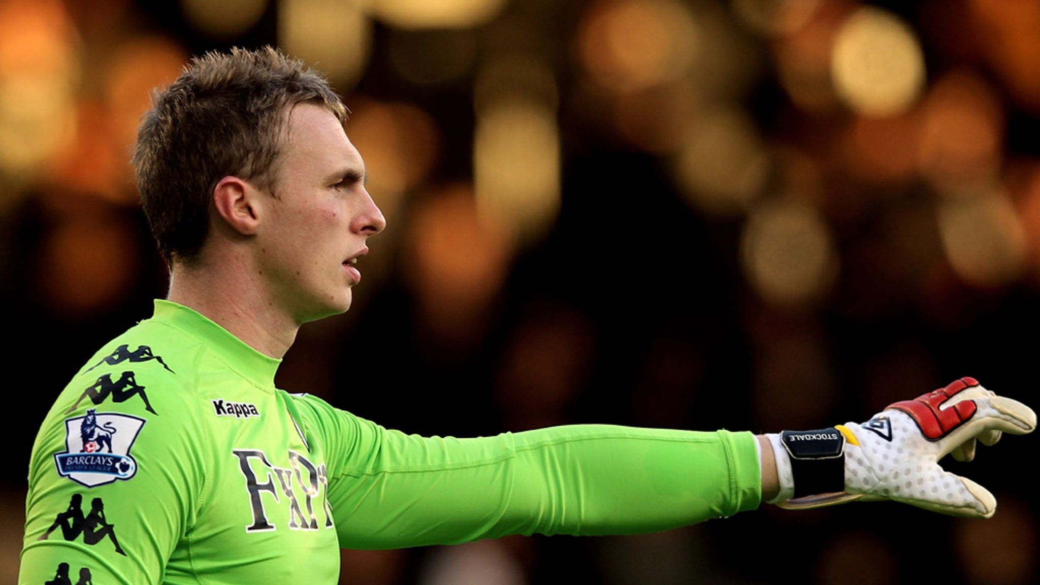 Fulham keeper David Stockdale is hoping to make an impression in his ...