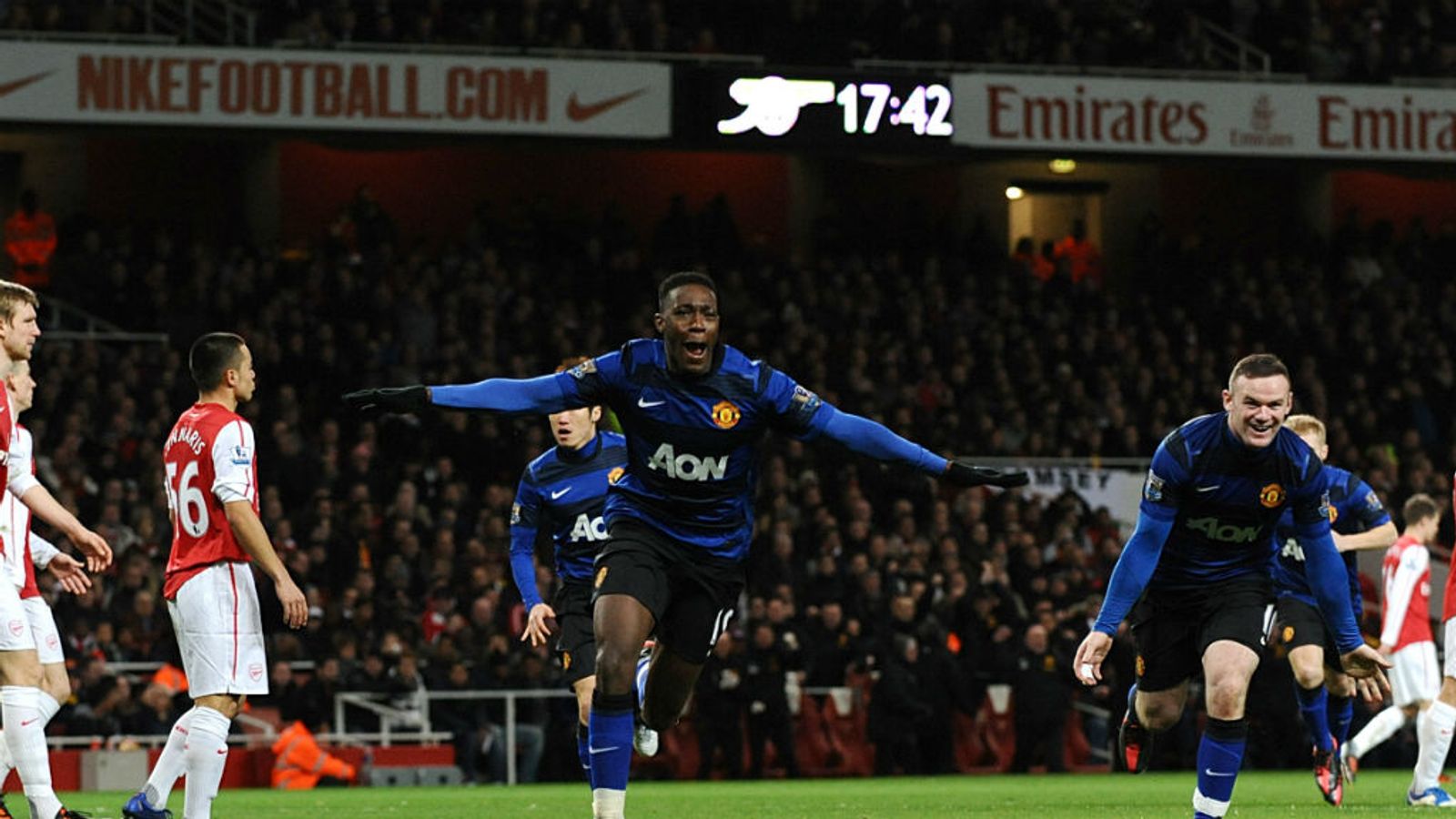 Arsenal 1 - 2 Man Utd - Match Report & Highlights