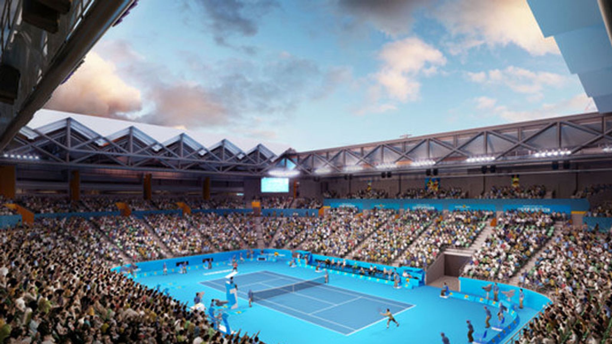 Roof designs unveiled | Tennis News | Sky Sports