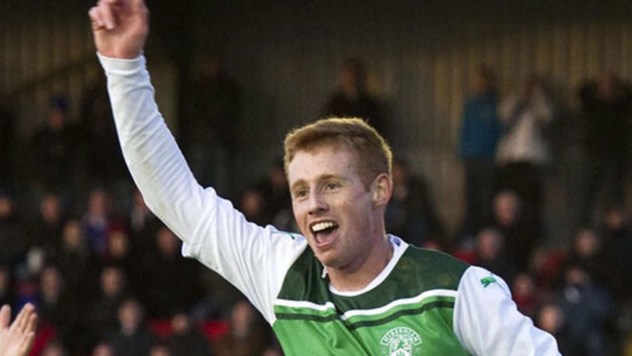 Doyle strike sends Hibs through | Football News | Sky Sports