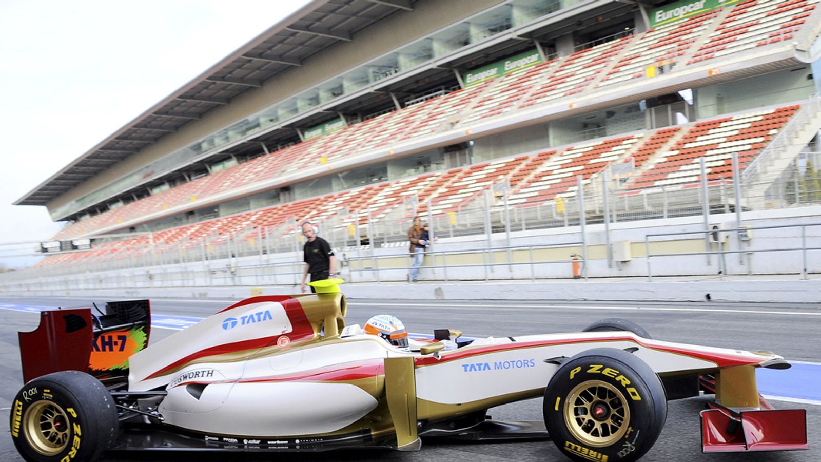 HRT finally take to the track | F1 News | Sky Sports