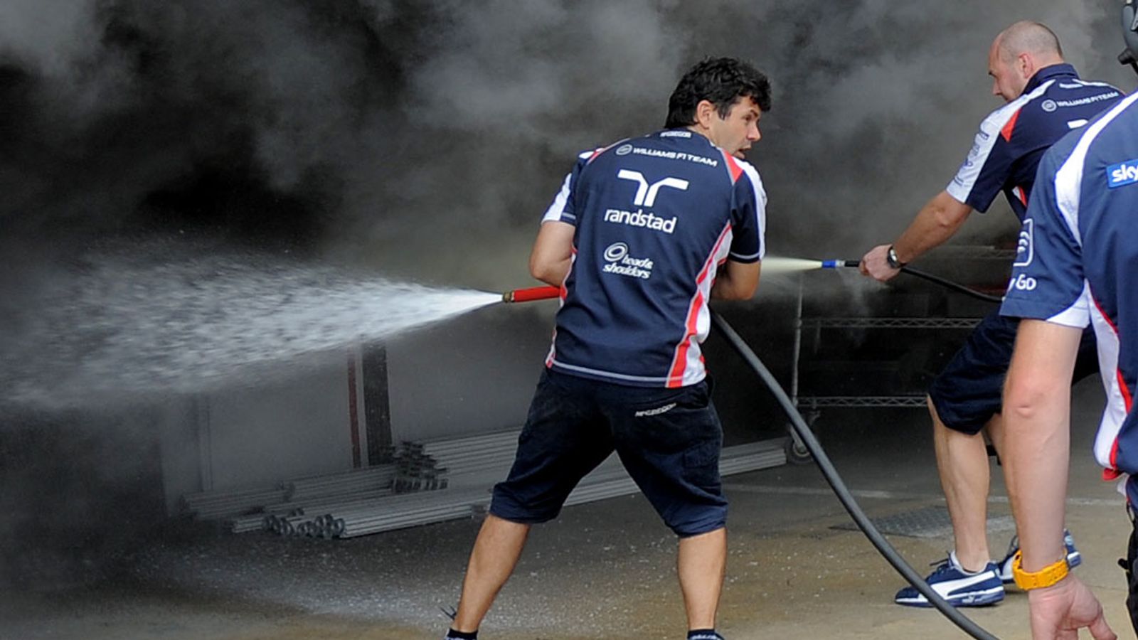 Williams fire victim returns to England | F1 News | Sky Sports