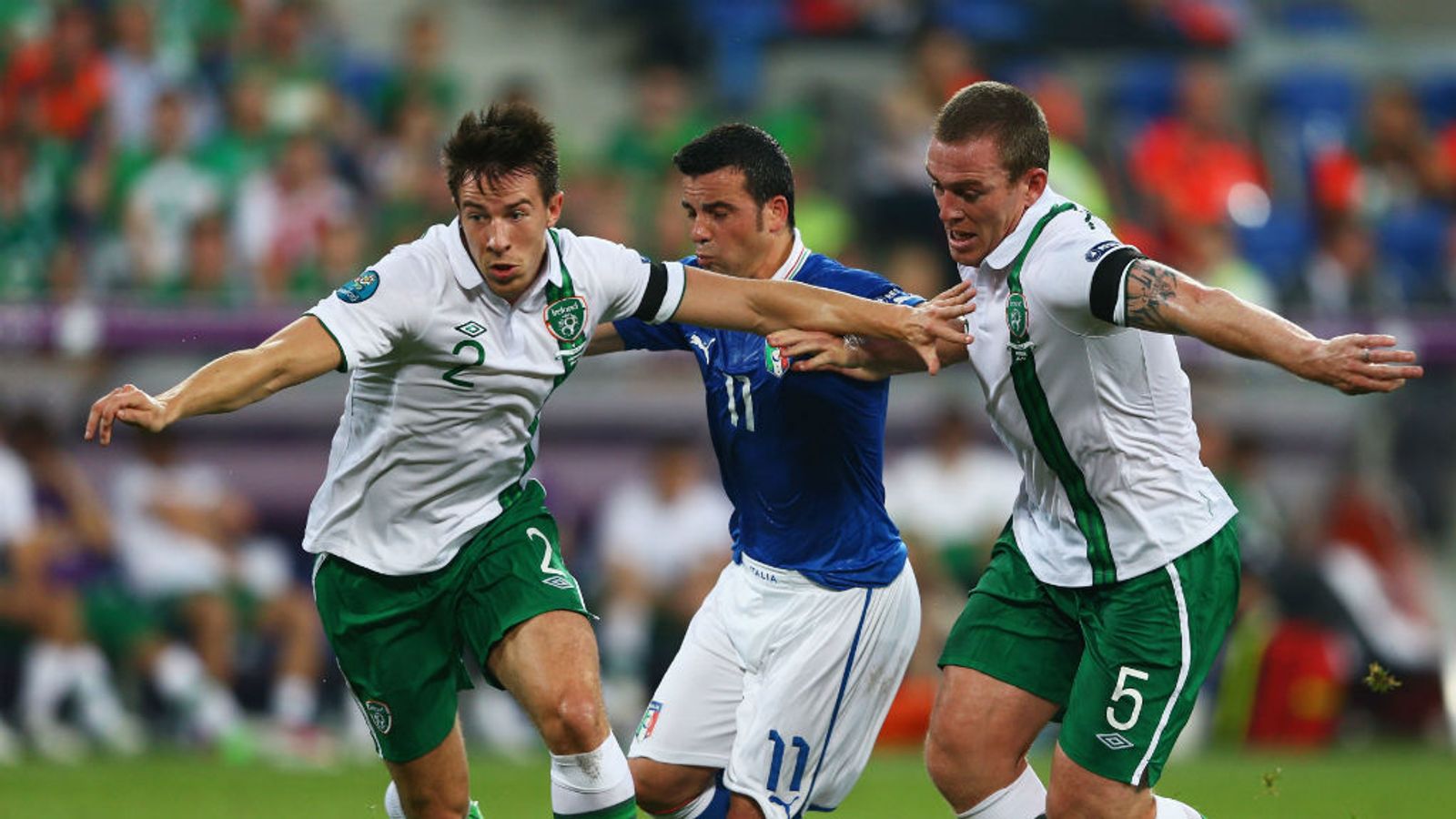Republic of Ireland received a double blow after Sean St Ledger and ...