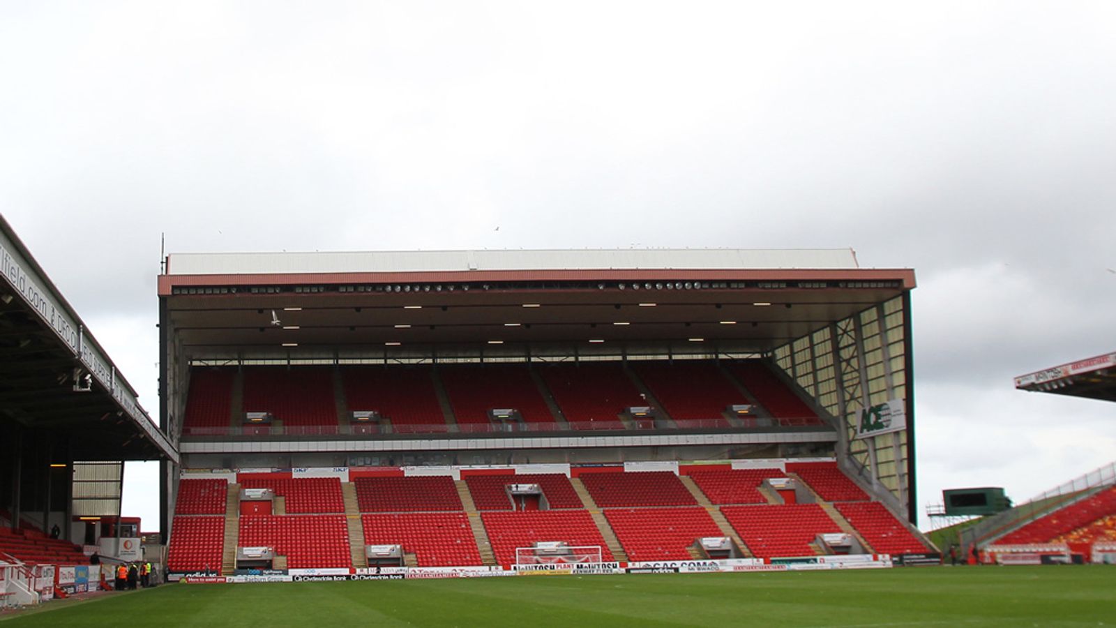 Aberdeen to close part of Pittodrie from start of next season ...