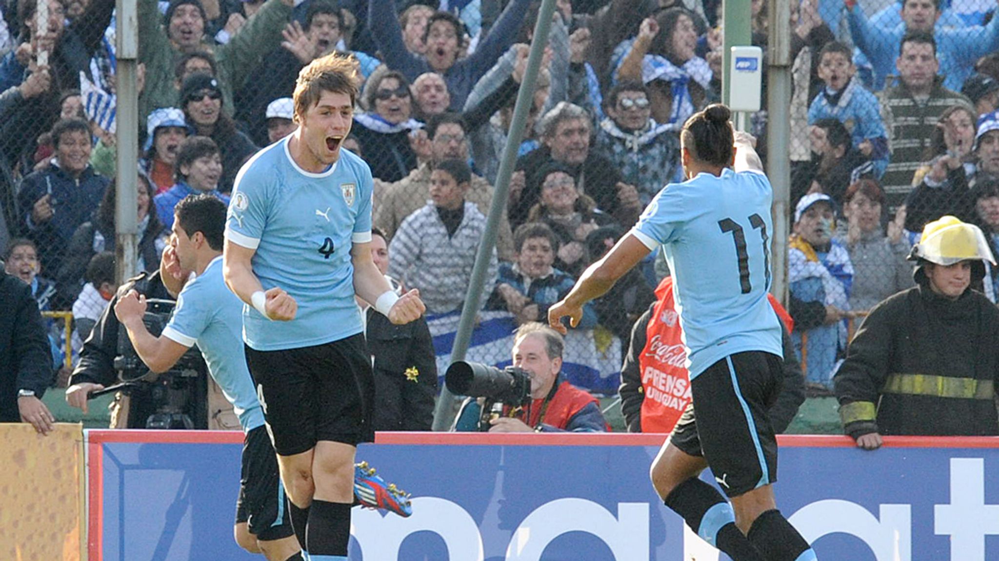 Uruguay move up to second | Football News | Sky Sports