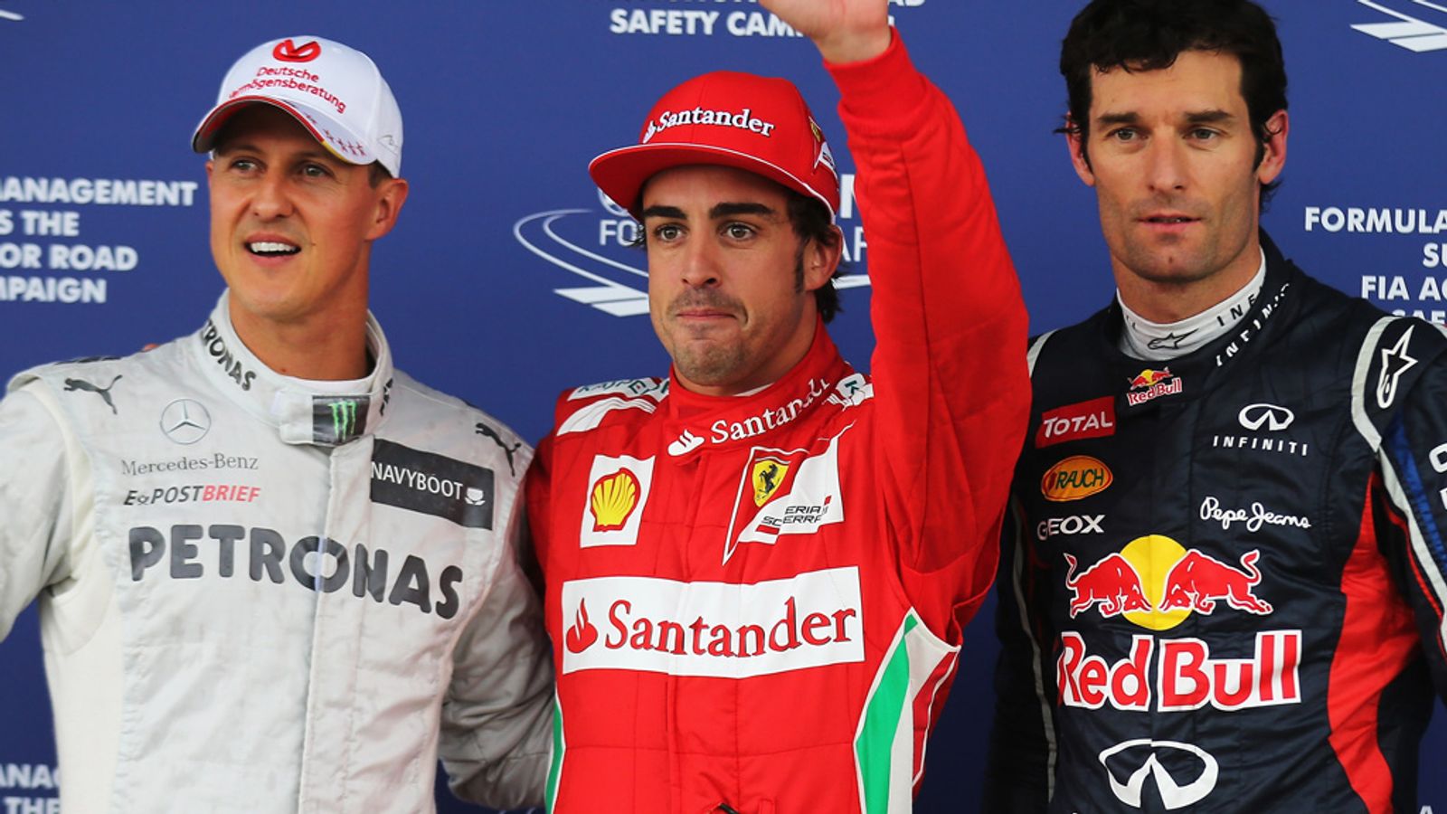 Alonso Seizes Pole In Wet F1 News Sky Sports
