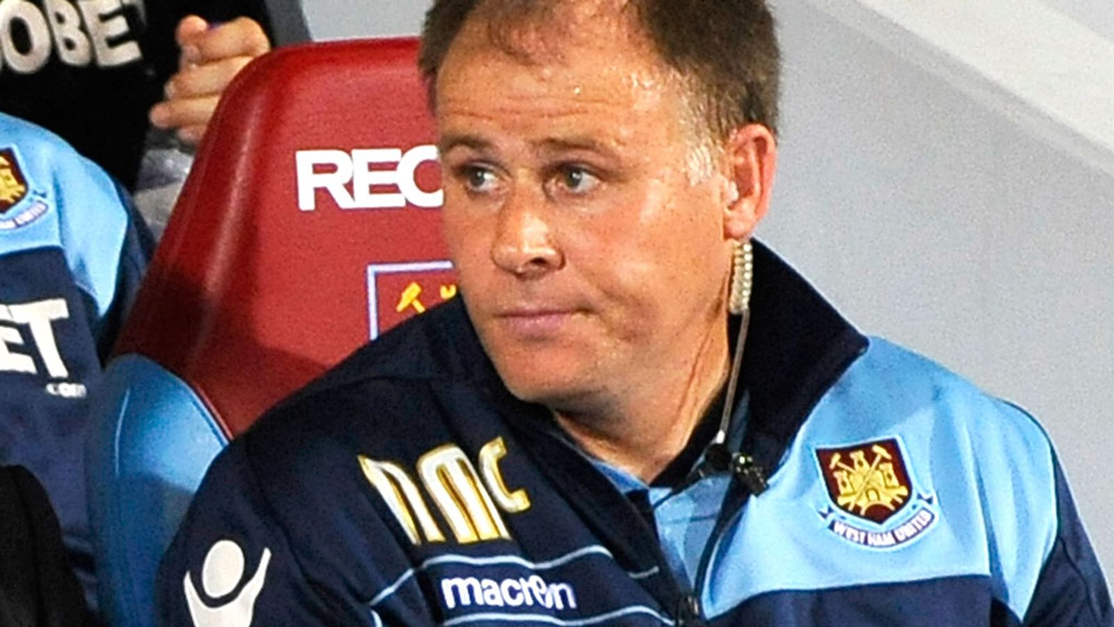 West Ham's Neil McDonald would have preferred to play Arsenal next week ...