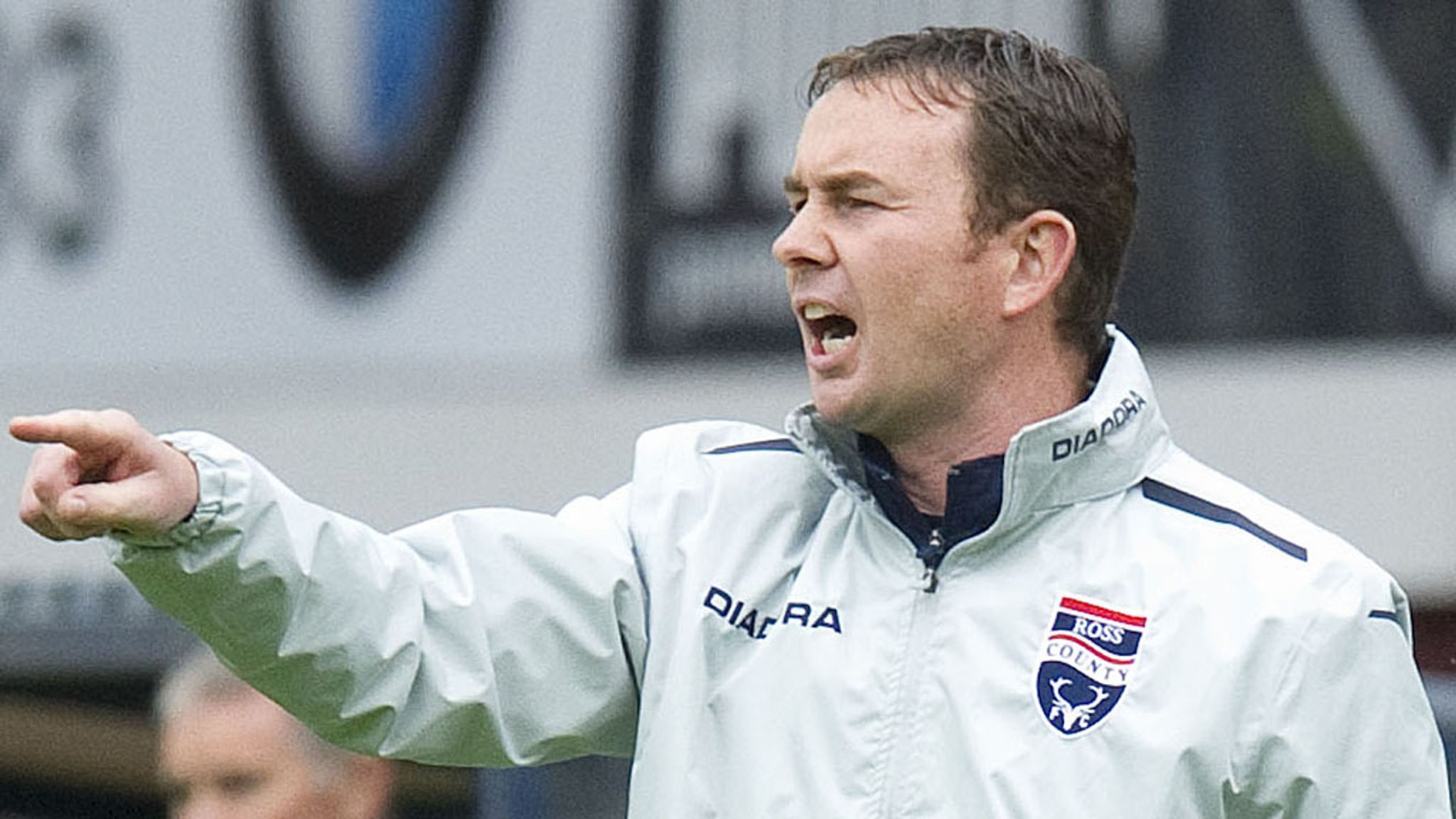 Ross County boss Derek Adams is hoping to be backed in January ...