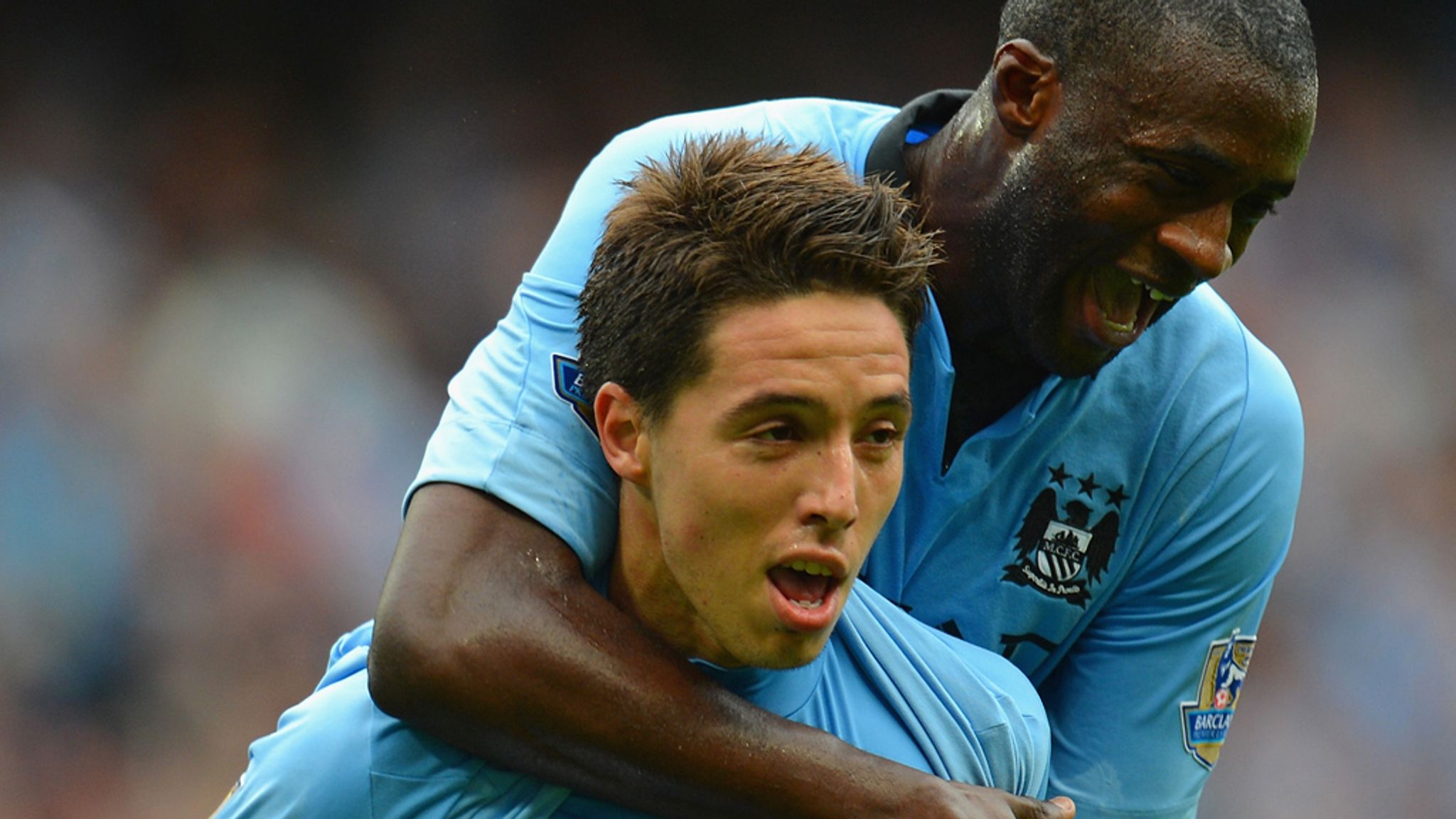 Manchester City midfielder Samir Nasri has spoken of his respect for ...