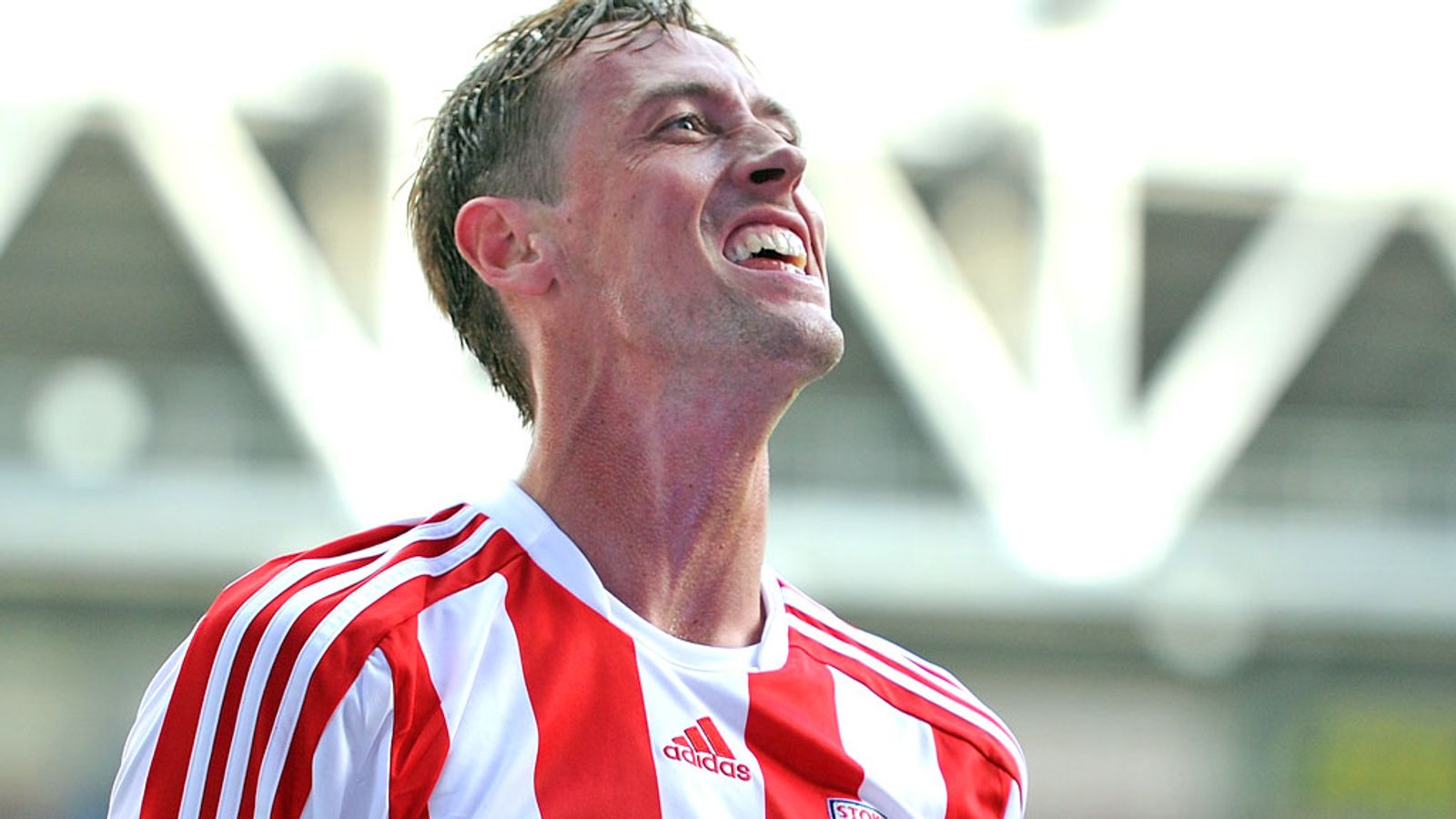 Stoke striker Peter Crouch would grab the chance to play for England ...
