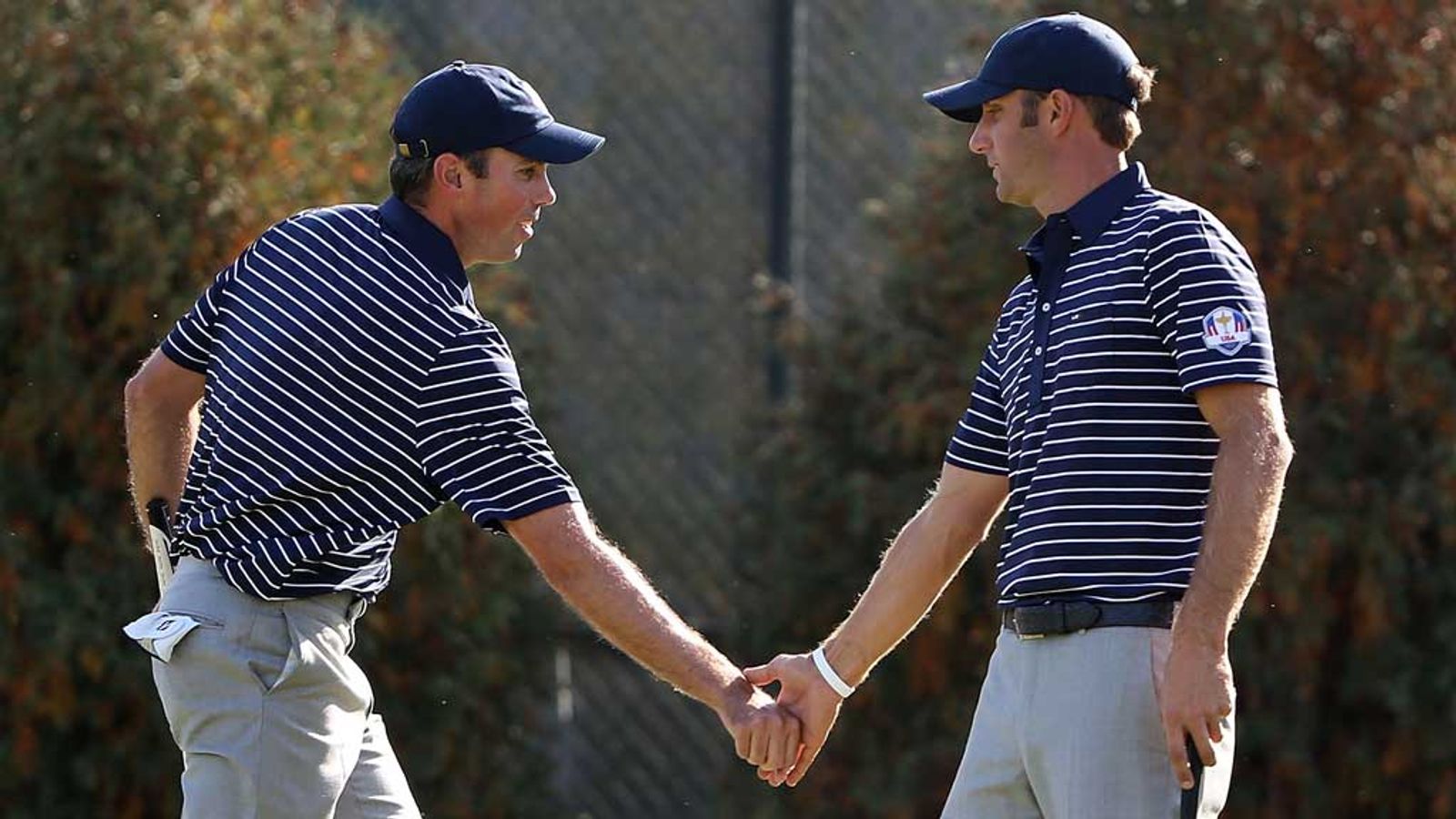 Dustin Johnson's late birdie adds another dent to European Ryder Cup ...