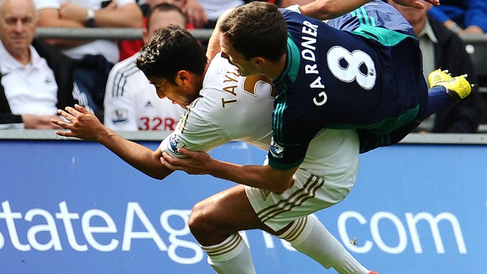 Swansea City full-back Neil Taylor is pleased with the progress being ...