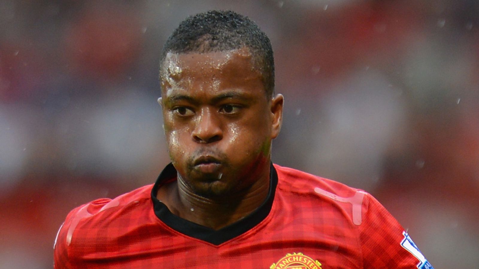 Patrice Evra is upset after Manchester United lose at home to Tottenham ...