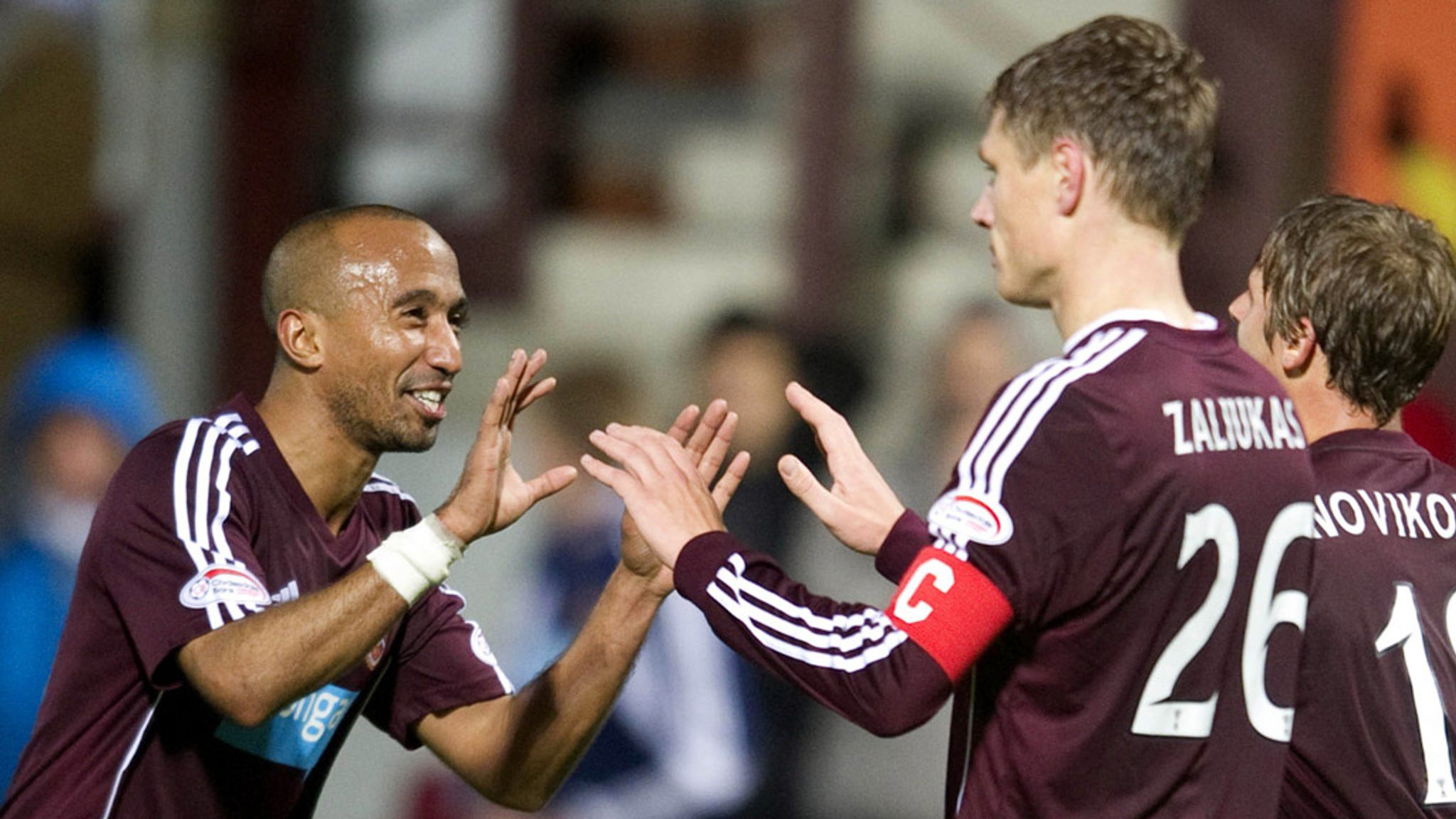 Zaliukas rescues point for Hearts | Football News | Sky Sports