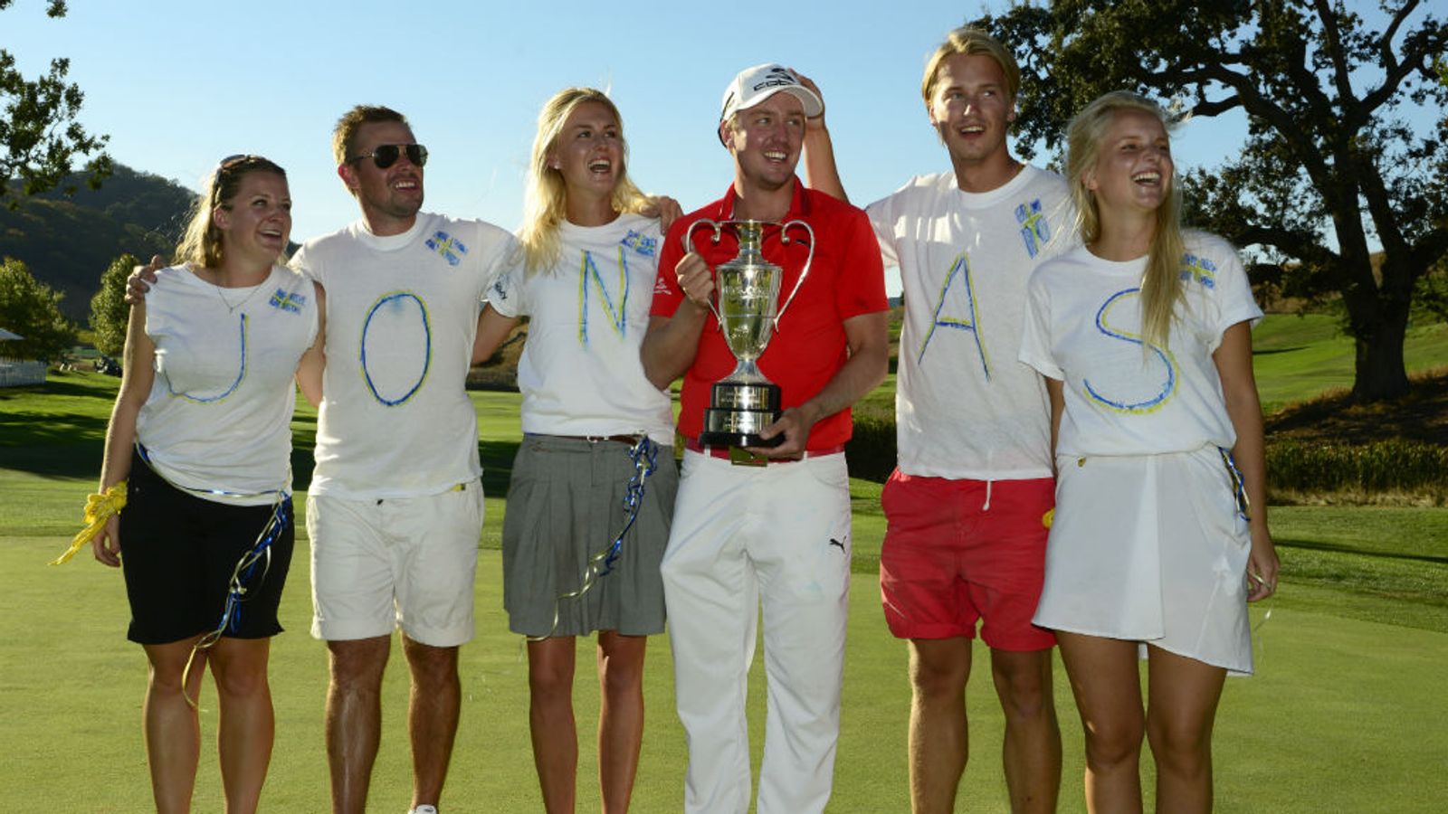 Sweden's Jonas Blixt won the Frys.com Open in California by a shot for ...