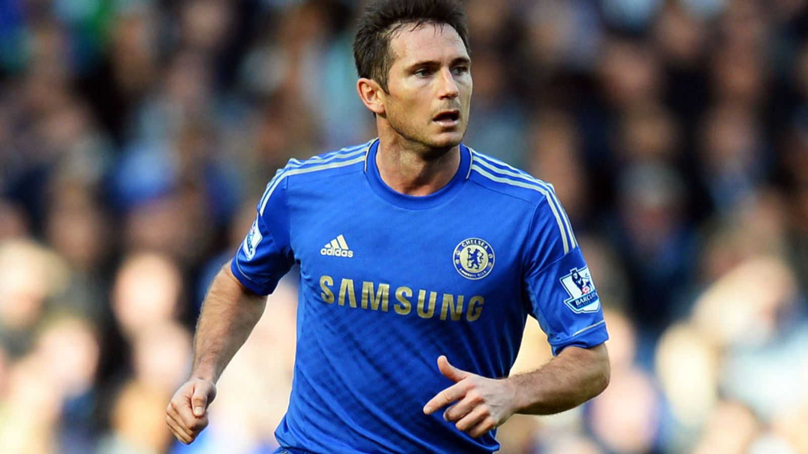 Chelsea's Frank Lampard is happy to see goalline technology in action ...