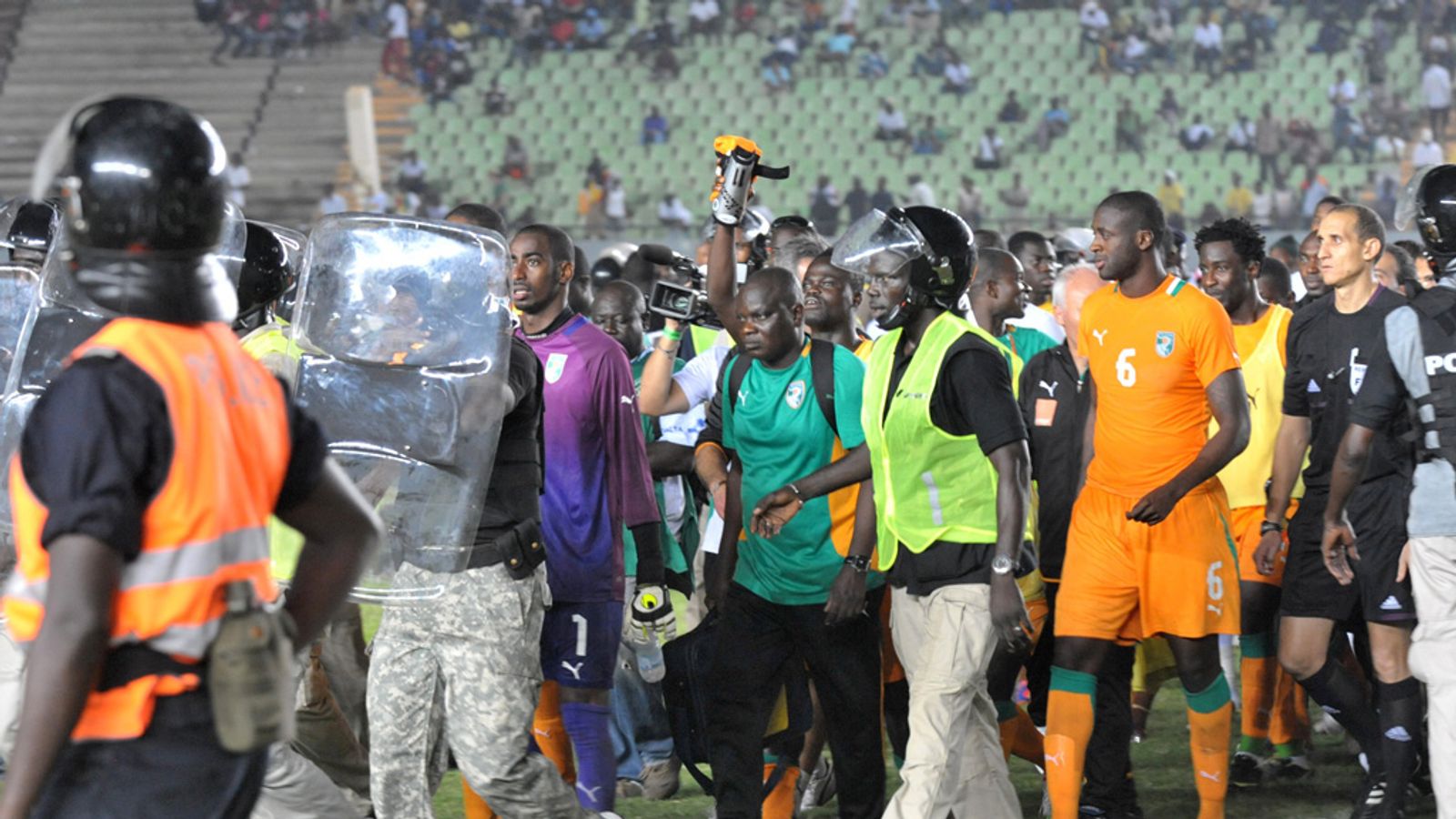 Senegal disqualified from Africa Cup of Nations following crowd trouble ...