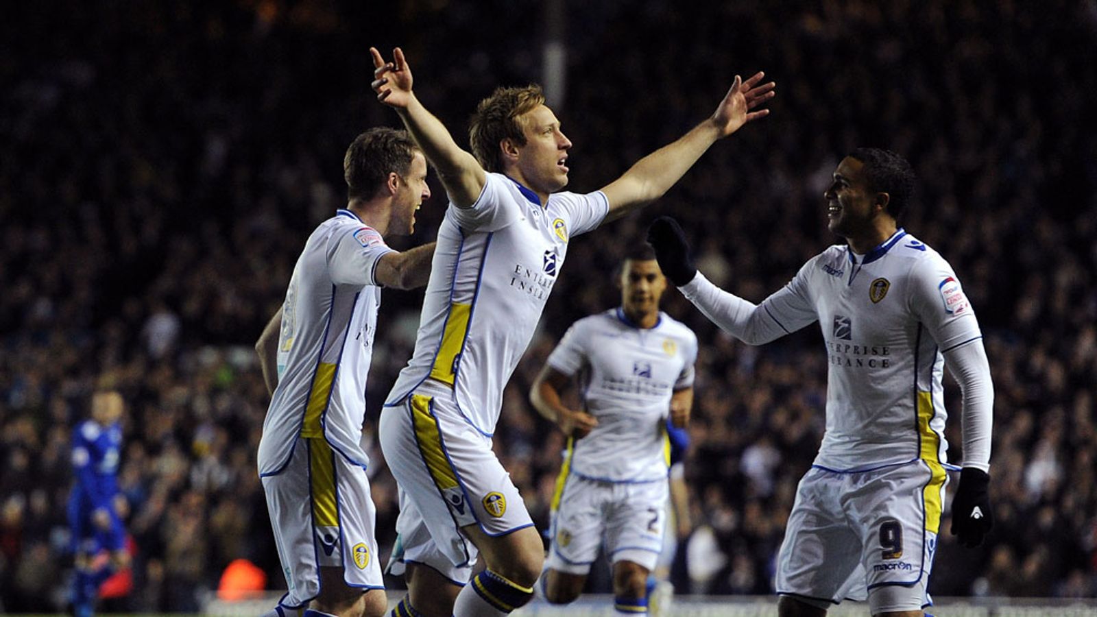 Leeds end their year-long midweek league hoodoo by claiming a 1-0 win ...
