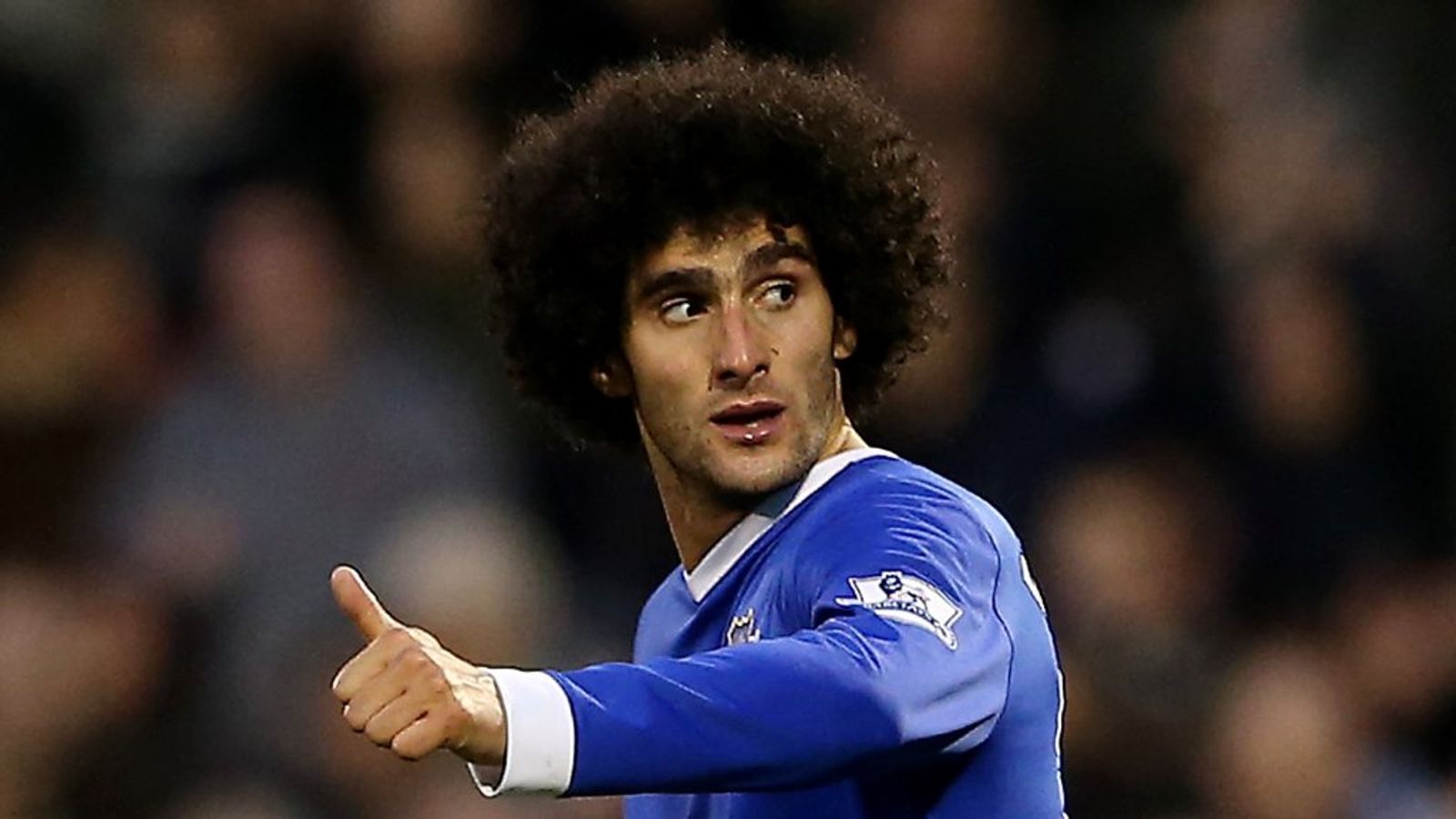 Everton's Marouane Fellaini would prefer to play as a defensive ...