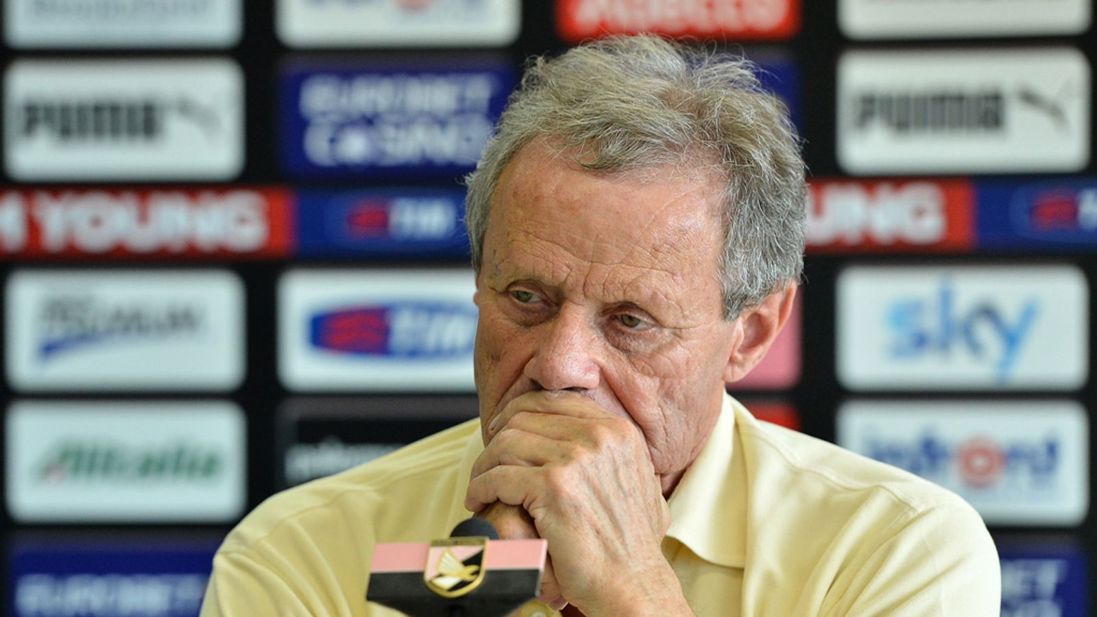 Palermo president Maurizio Zamparini apologises for sacking Giuseppe ...