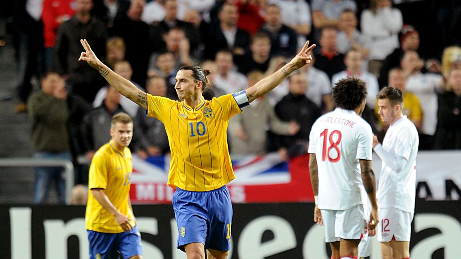 Zlatan Ibrahimovic scored four amazing goals to stun England in Sweden ...