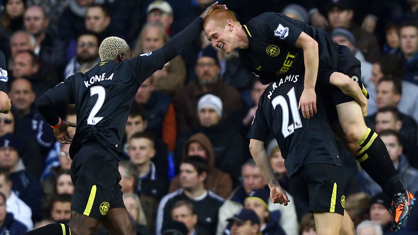 Ben Watson's goal gives Wigan a 1-0 win over Tottenham at White Hart ...