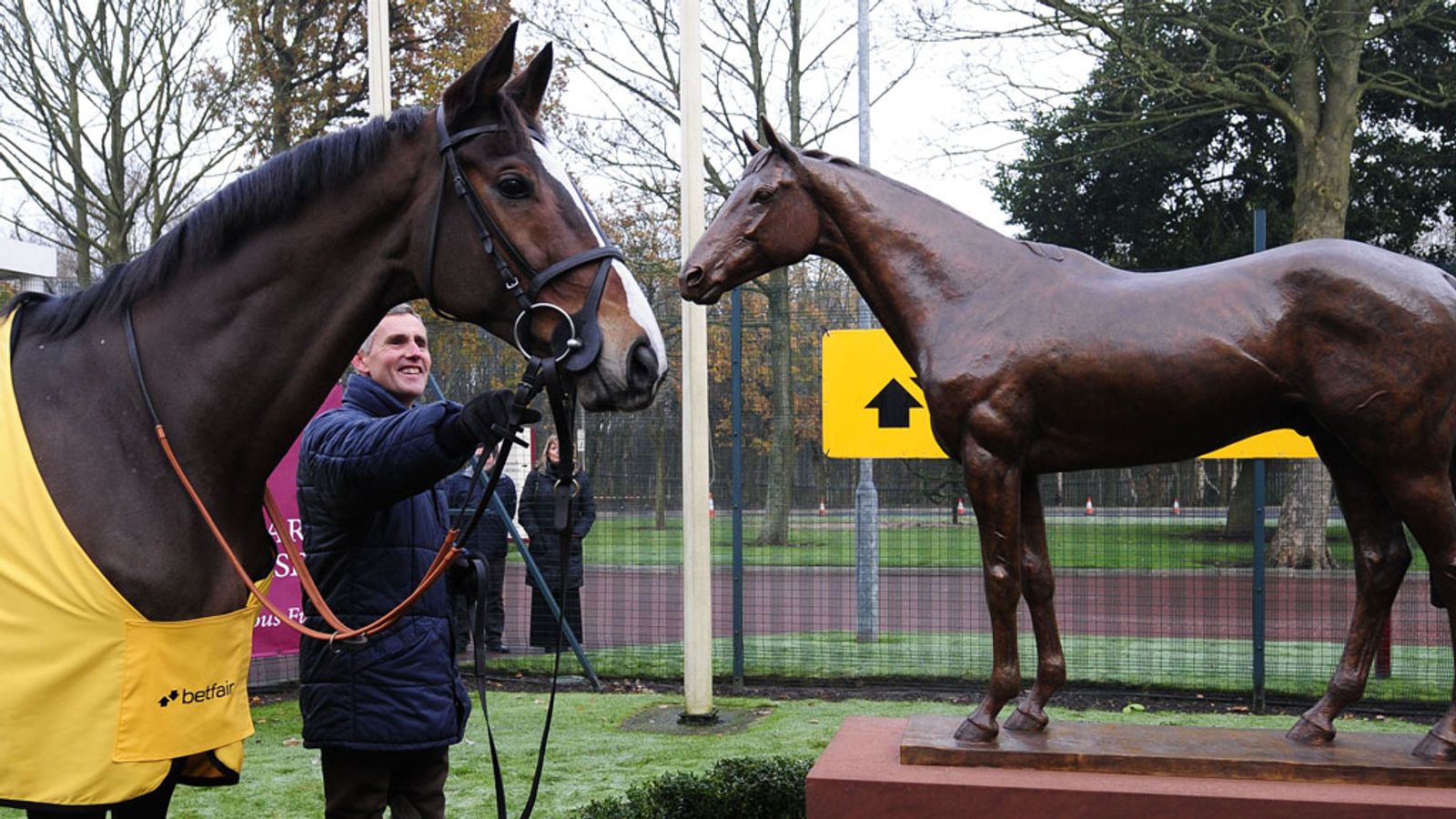 Statue of Kauto Star unveiled by connections at Haydock on Saturday ...