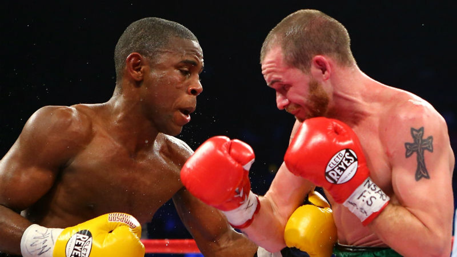 Patrick Hyland lost to Javier Fortuna in their WBA featherweight ...