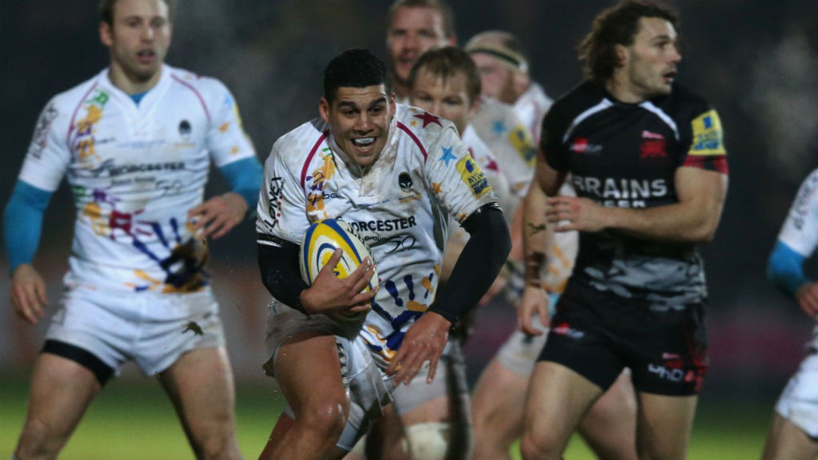 Worcester centre Josh Matavesi cited for challenge on Saracens' Neil de ...