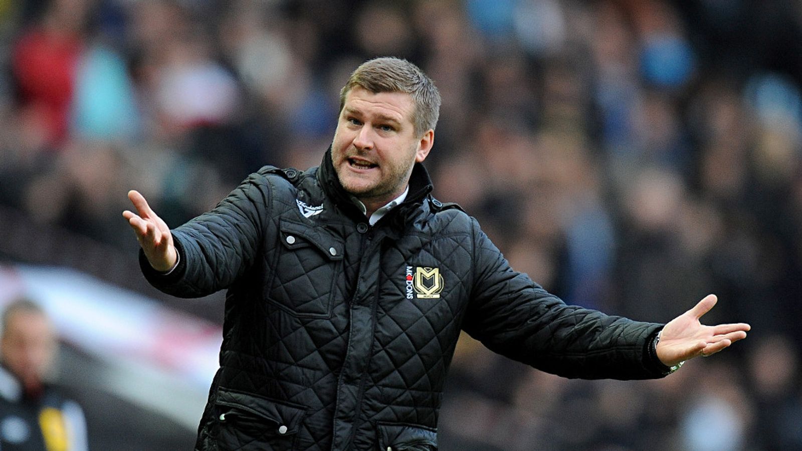 MK Dons boss Karl Robinson wants to talk to Blackpool about manager's ...