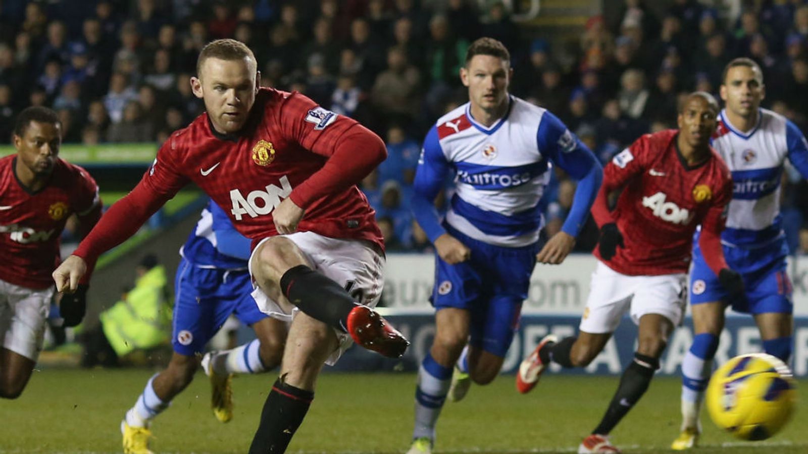 Manchester United striker Wayne Rooney was unhappy with some of the ...