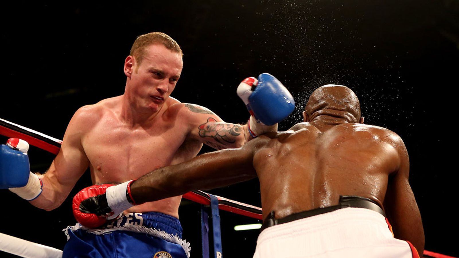 George Groves remained unbeaten with victory over veteran Glen Johnson ...