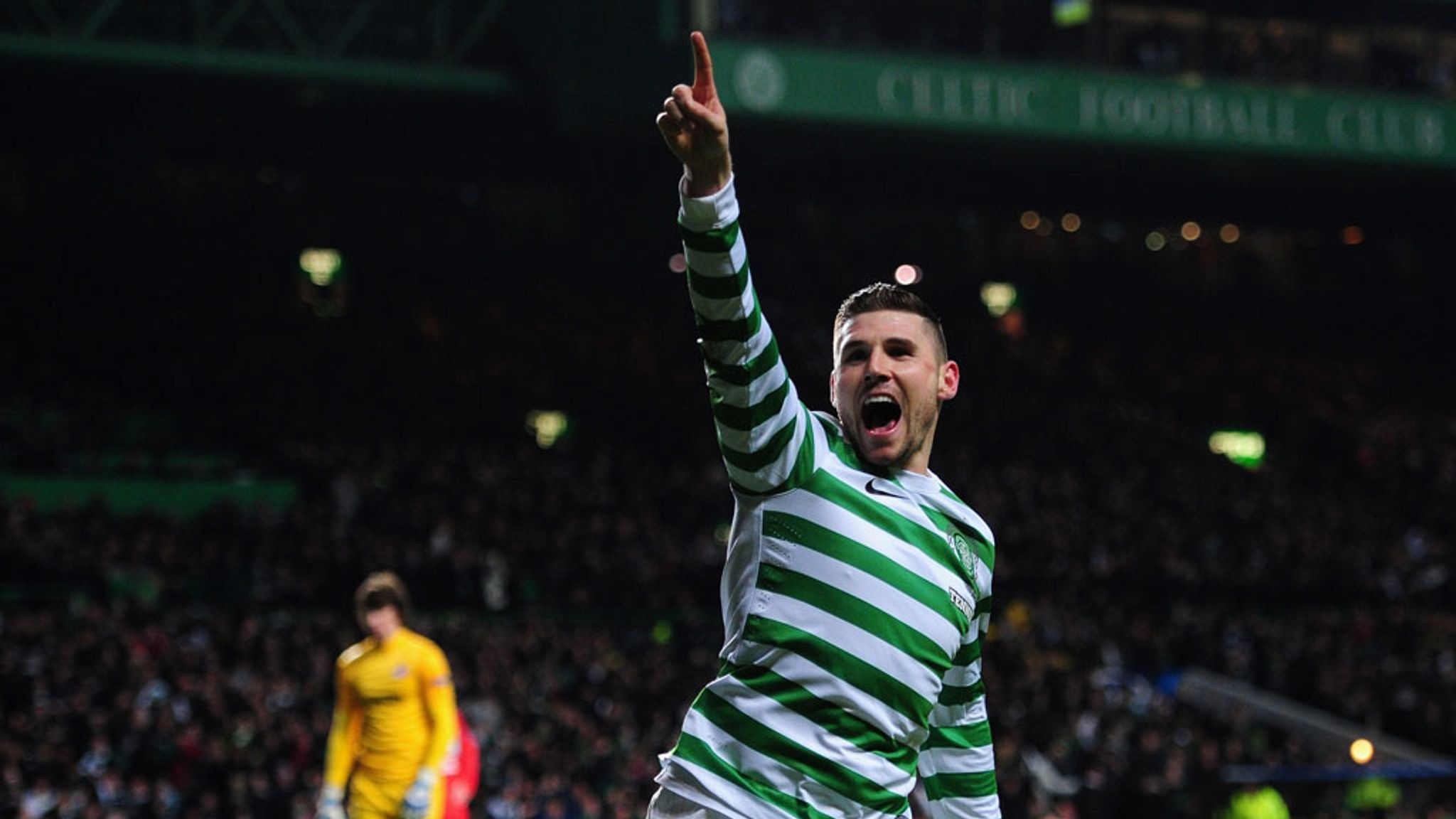 Celtic striker Gary Hooper hopes his form will earn a call-up for ...