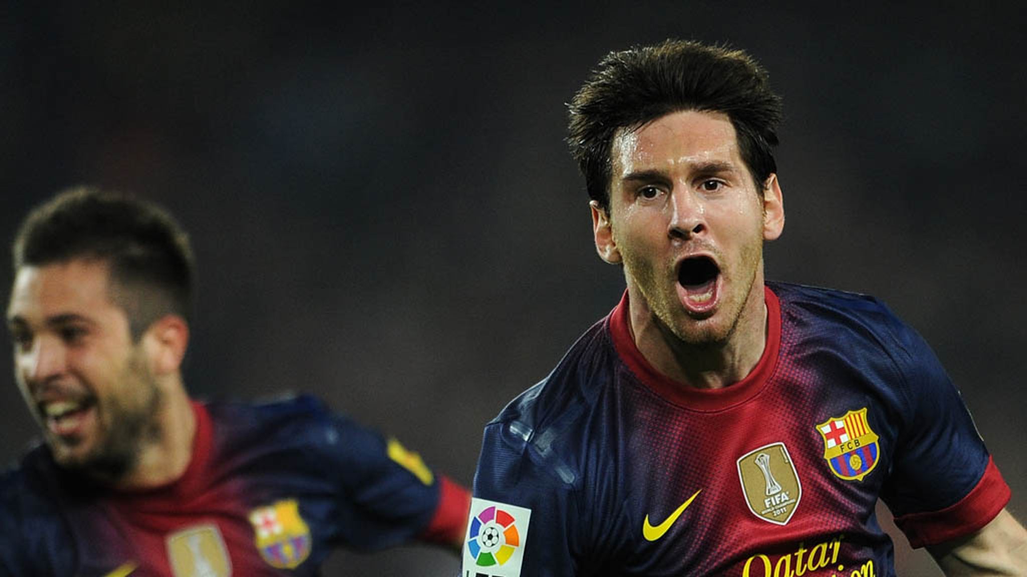 Barcelona's Lionel Messi played-down his latest record-breaking ...