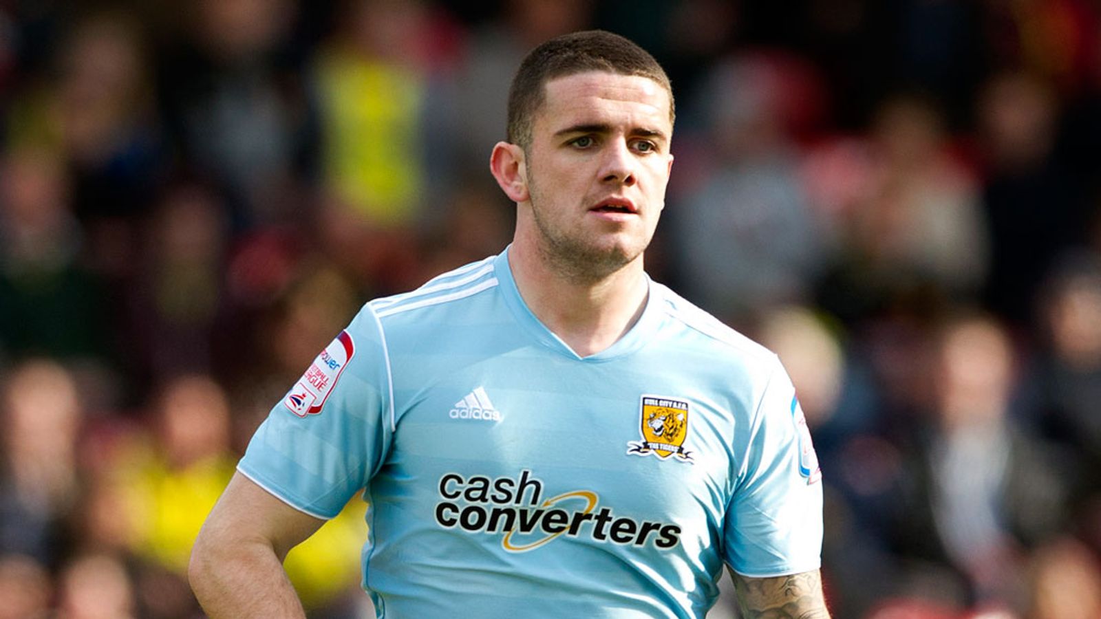 Manchester United youngster Robbie Brady undergoing a medical at Hull ...