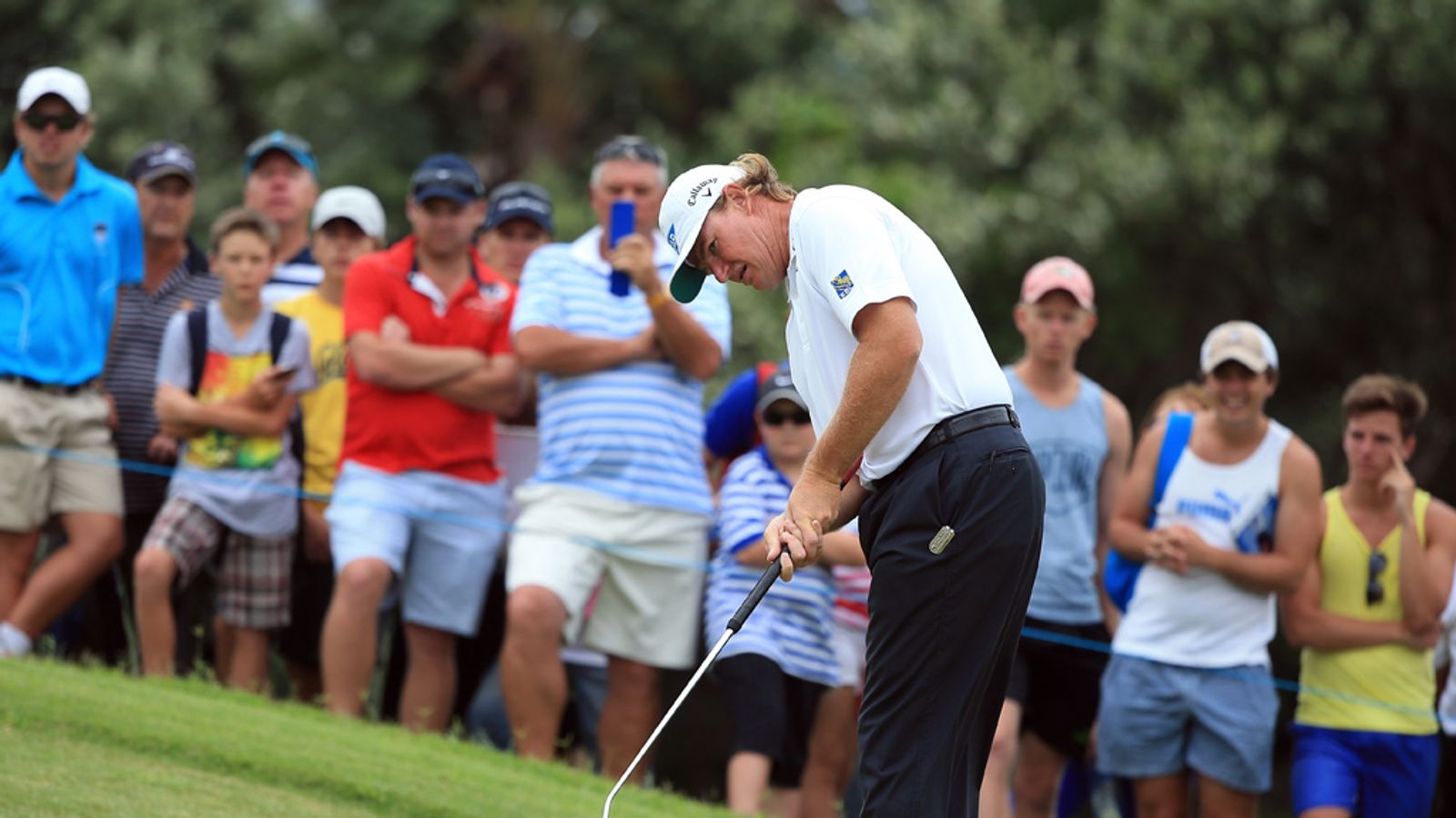 Open champion Ernie Els happy with putting at Volvo Golf Champions in ...