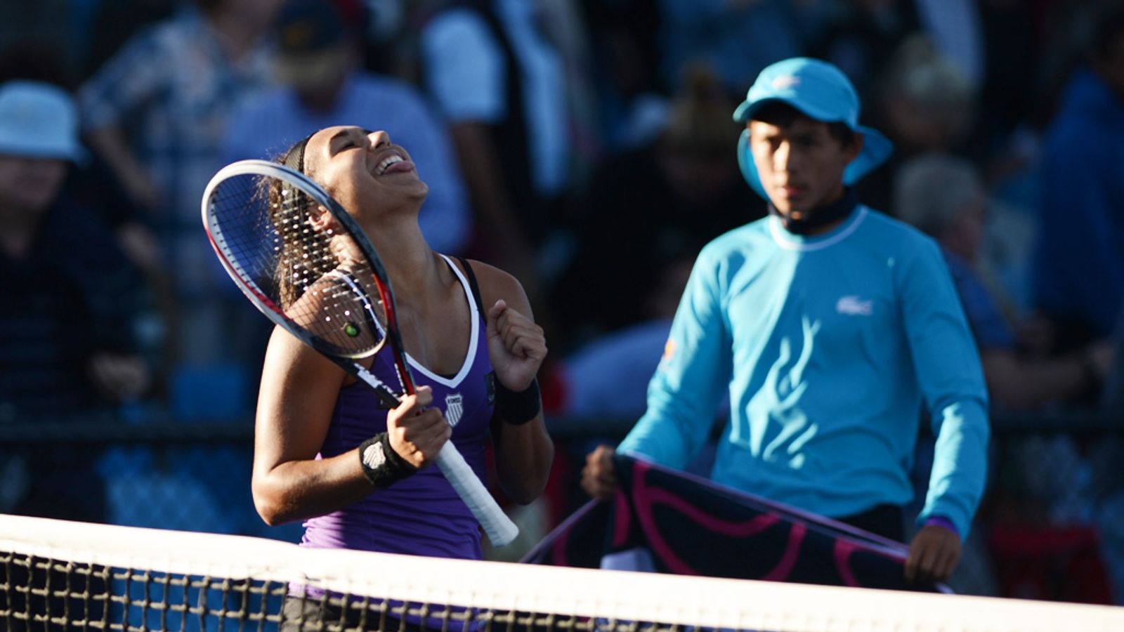 Heather Watson won her first round match at the Australian Open ...