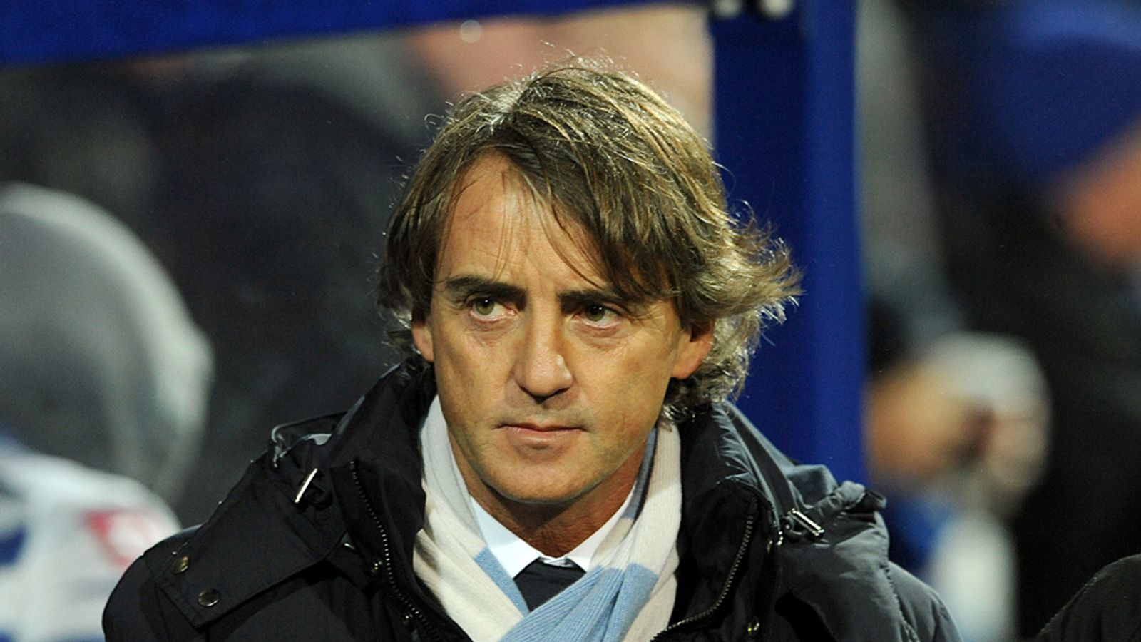 Roberto Mancini taking Manchester City's FA Cup clash with Leeds ...