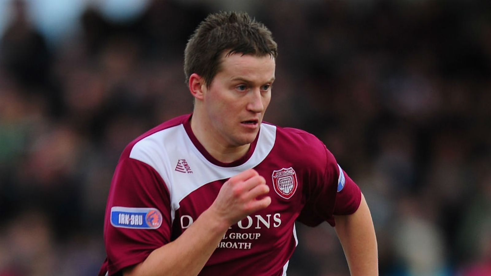 Arbroath striker Steven Doris impresses Lee Clark on trial at ...