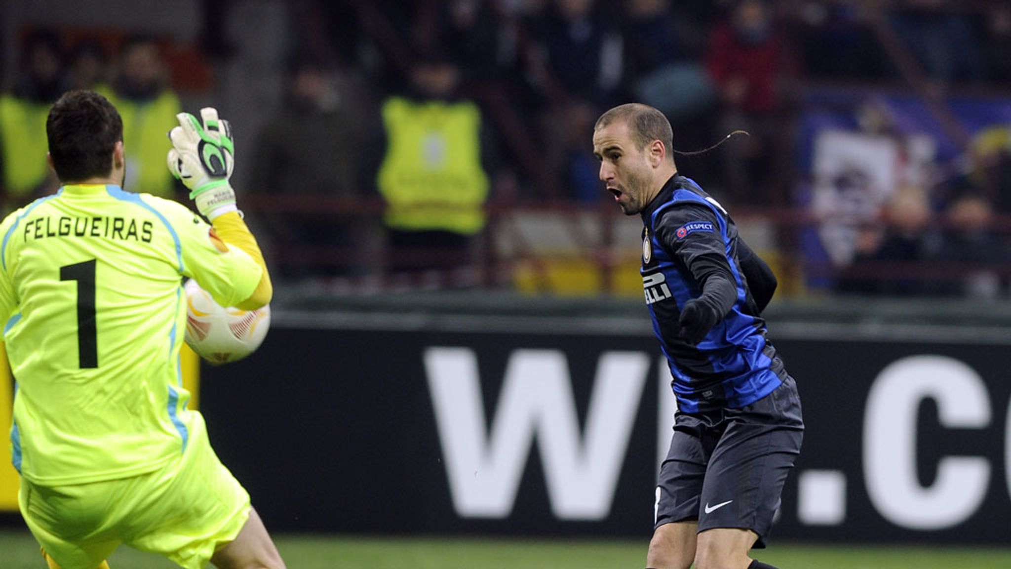 Europa League: Substitute Rodrigo Palacio scored two for Inter against ...