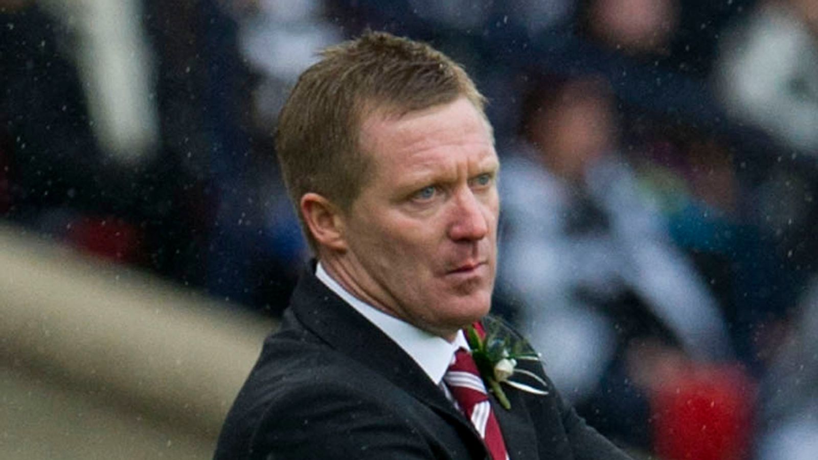 SPL: Hearts boss Gary Locke happy with players despite 1-0 defeat to ...
