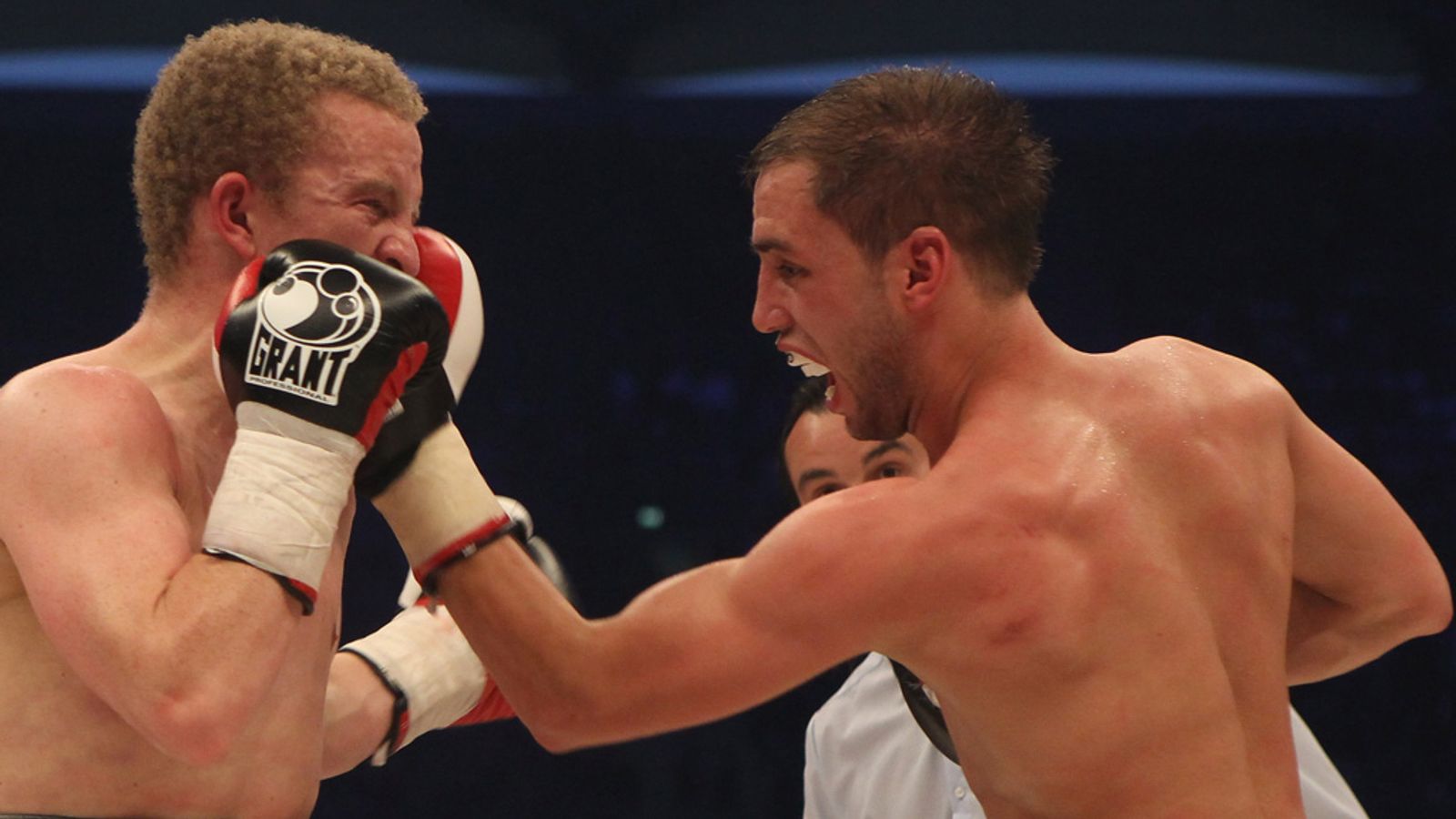 Ashley Sexton was stopped in eight rounds by European champion Stephane Jamoye | Boxing News ...